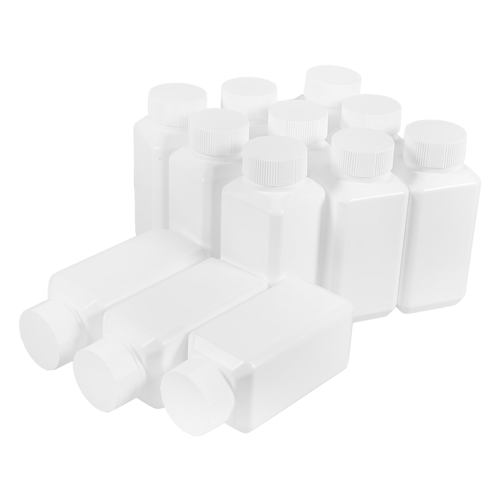 FOMIYES Laboratory Use Reagent Bottles White 12Pcs 3.77X1.57X1.57in ...