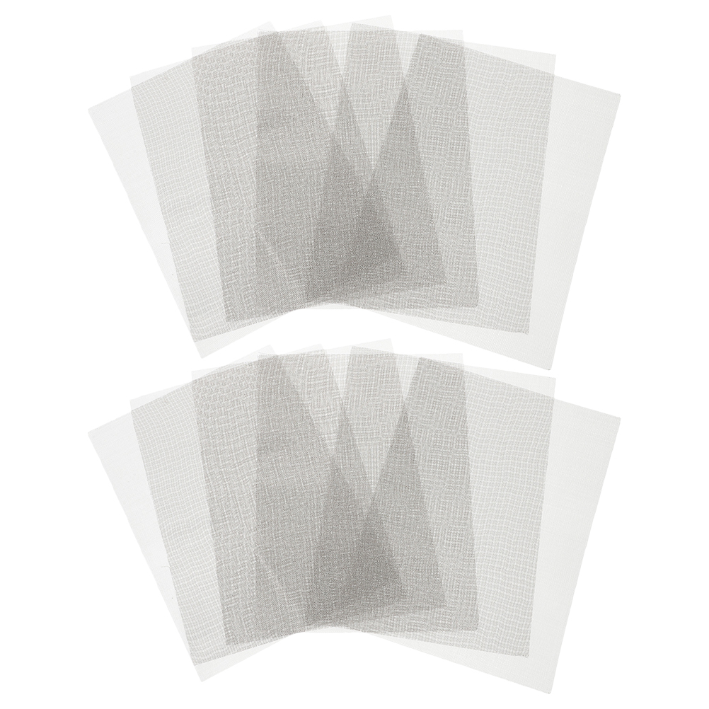 MLINS 12pcs Fine Mesh Stainless Steel Mesh Screen Wire Mesh Bumper ...