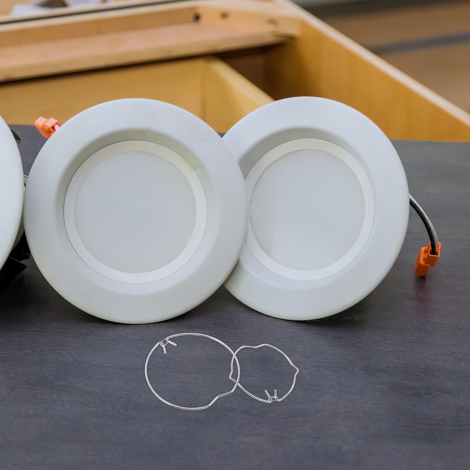 MLINS 12pcs Led Spotlight Tube Clamp Spring Clips For Kitchen And ...