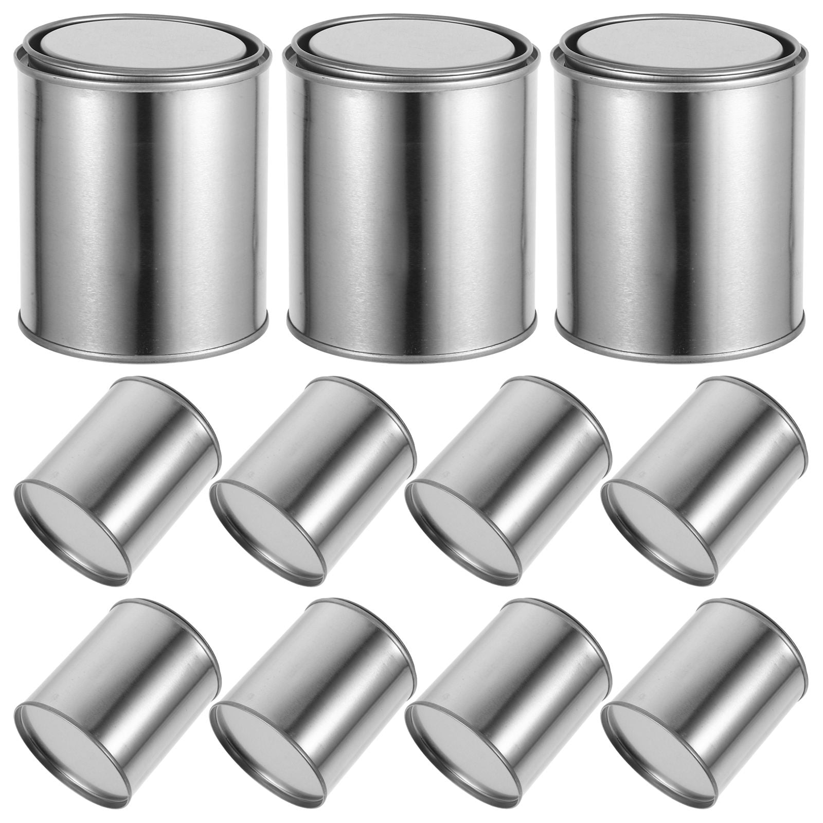 MLINS 12pcs Metal Paint Cans with Lids Pitch Containers Multipurpose ...