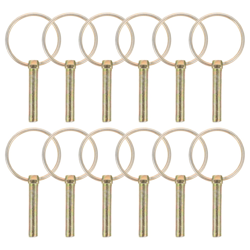 MLINS 12pcs Pin Assortment Kit Tractor Pins Heavy Duty Iron Gold Pins ...