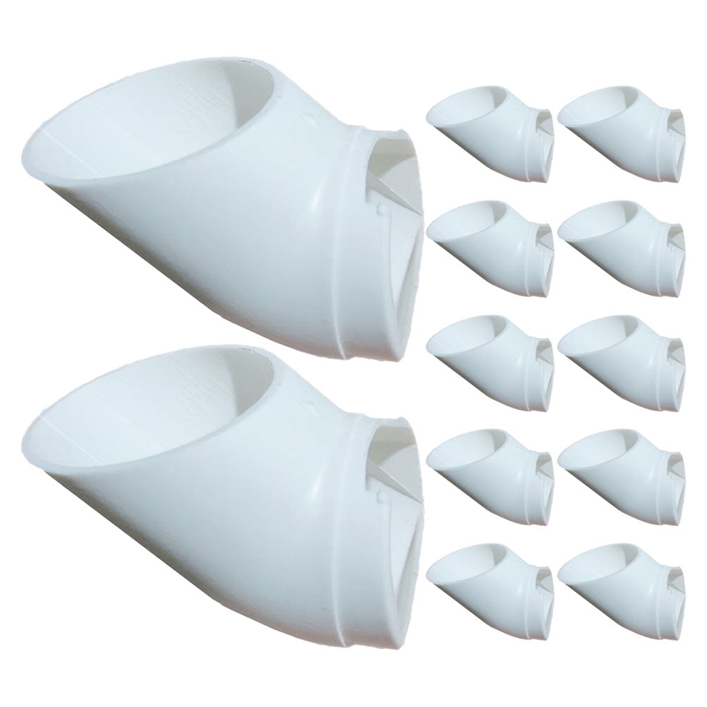 DINHEAROM Hydroponic Planter Pots PVC for Mini Hydroponic System 12Pcs ...