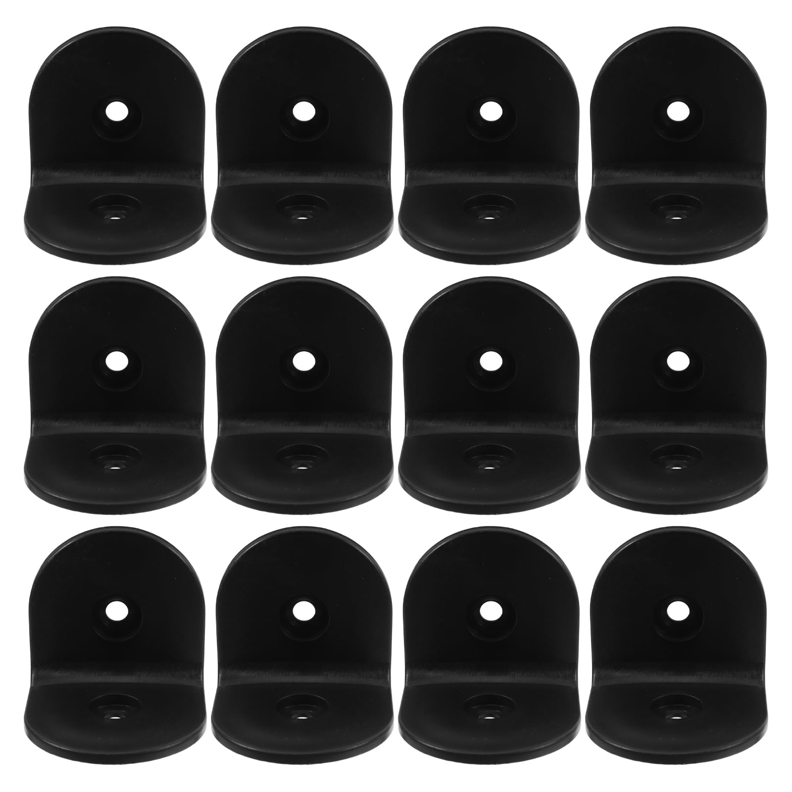 MLINS 12pcs Plastic L Bracket Right Angle Corner Brace L Shaped Bracket ...