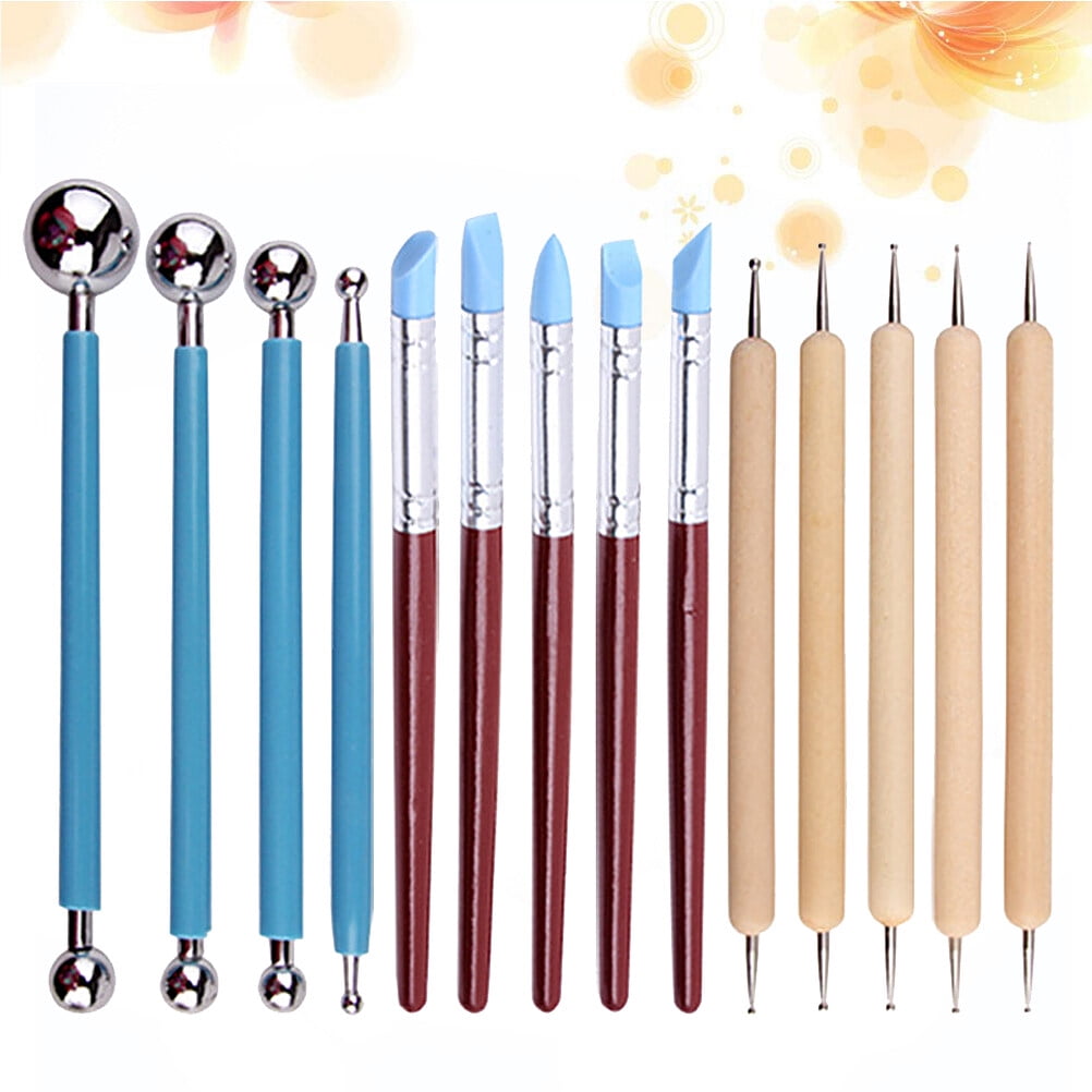 MLINS 14 Pcs Clay Pottery Tool Kit for Engraving Use Eco-friendly ...