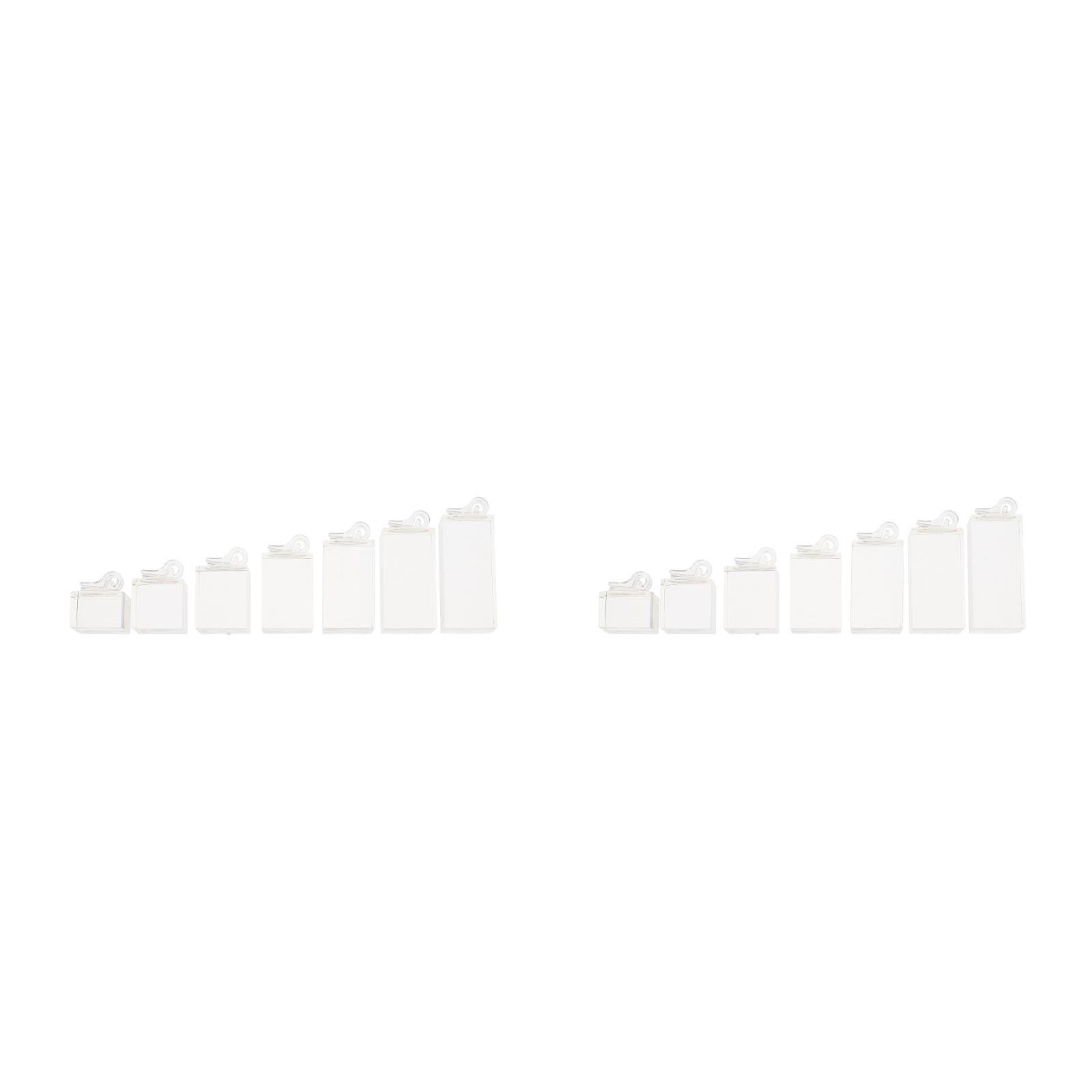 MLINS 14 pcs Holders Clear Acrylic Display Holders Trade Show Exhibit ...