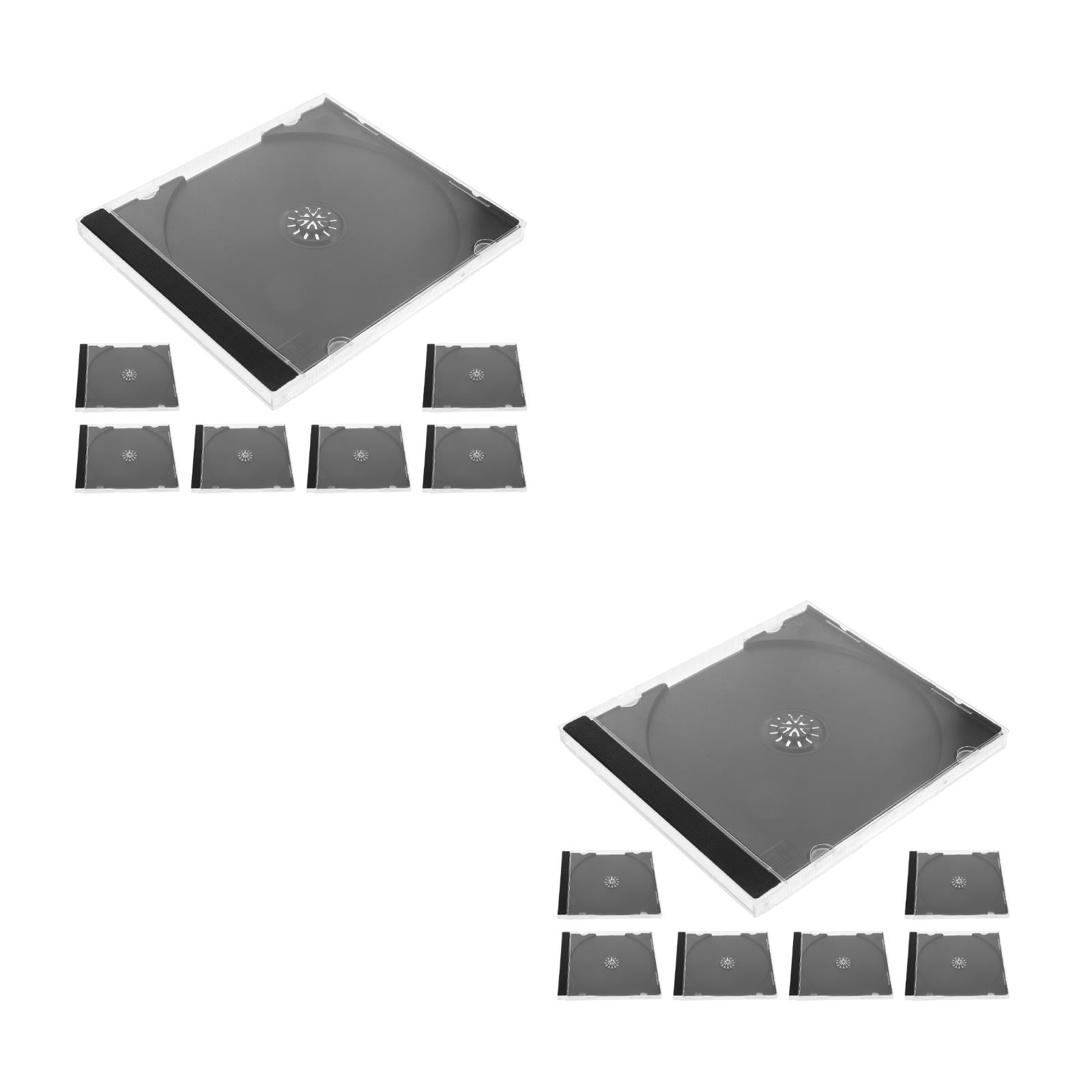 MLINS 14 pcs Storage Boxes Replacement Dvd Disc Reusable Case Storage ...