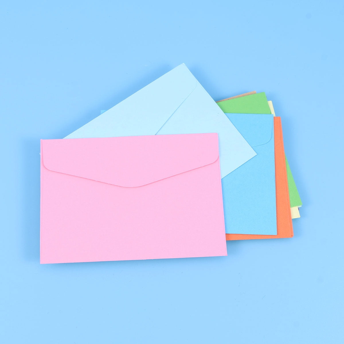 MLINS 140 Pcs Colored Envelope Thank You Notes Envelopes Holidays ...