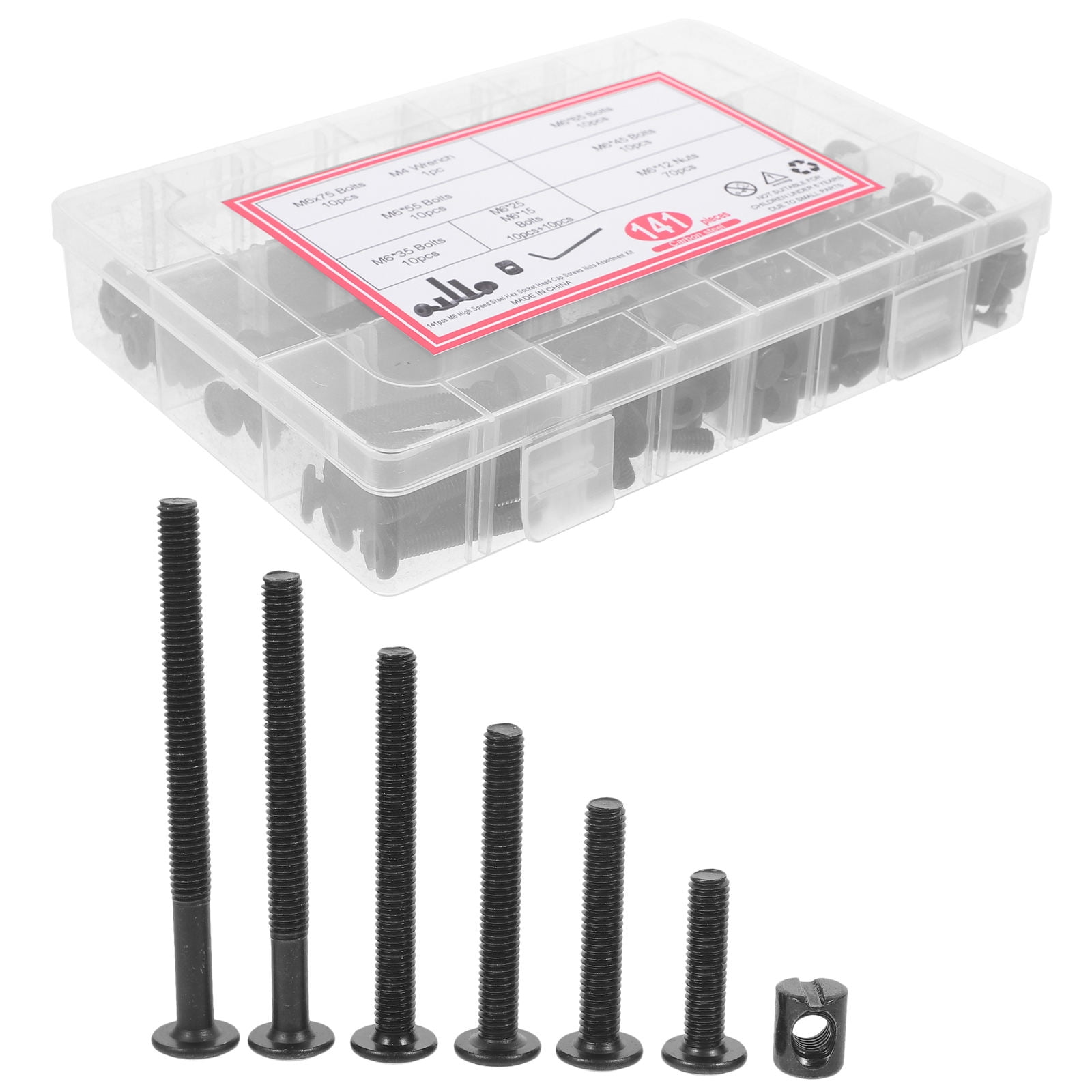 MLINS 141pcs Baby Bed Crib Screws Crib Hardware Replacement Kit ...