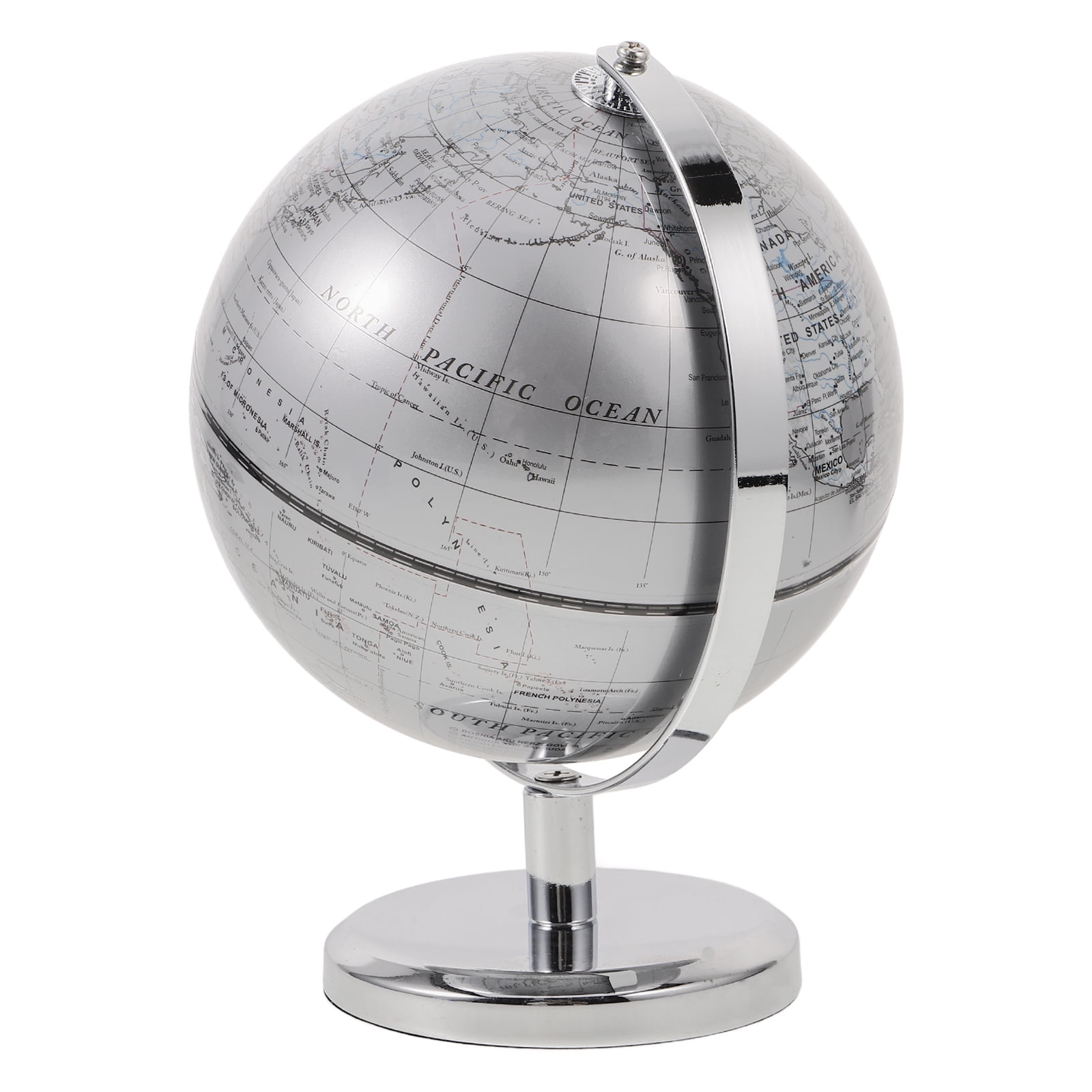 MLINS 14cm Spinning Educational World Globe for Kids Geography with ...