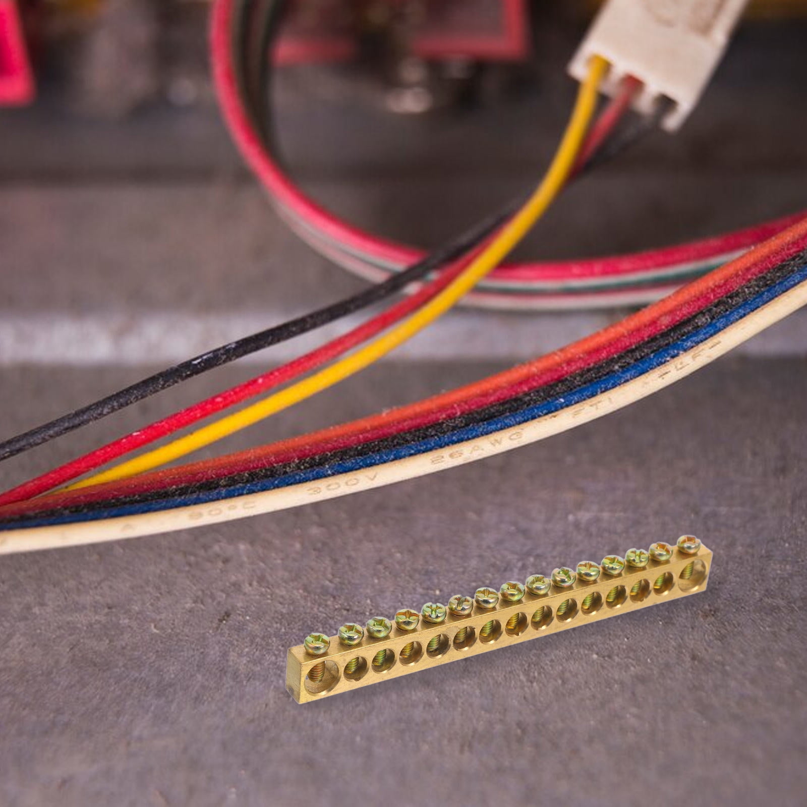 MLINS 15 Holes Grounding Bus Bar Battery Terminal Block Distribution ...