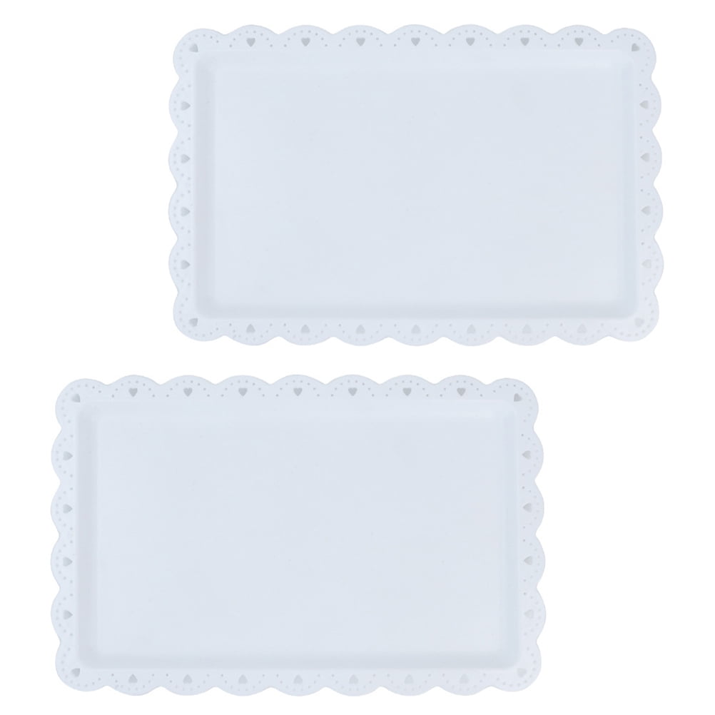 MLINS 15 Pack Rectangular Plastic Trays for Displaying Candy and ...