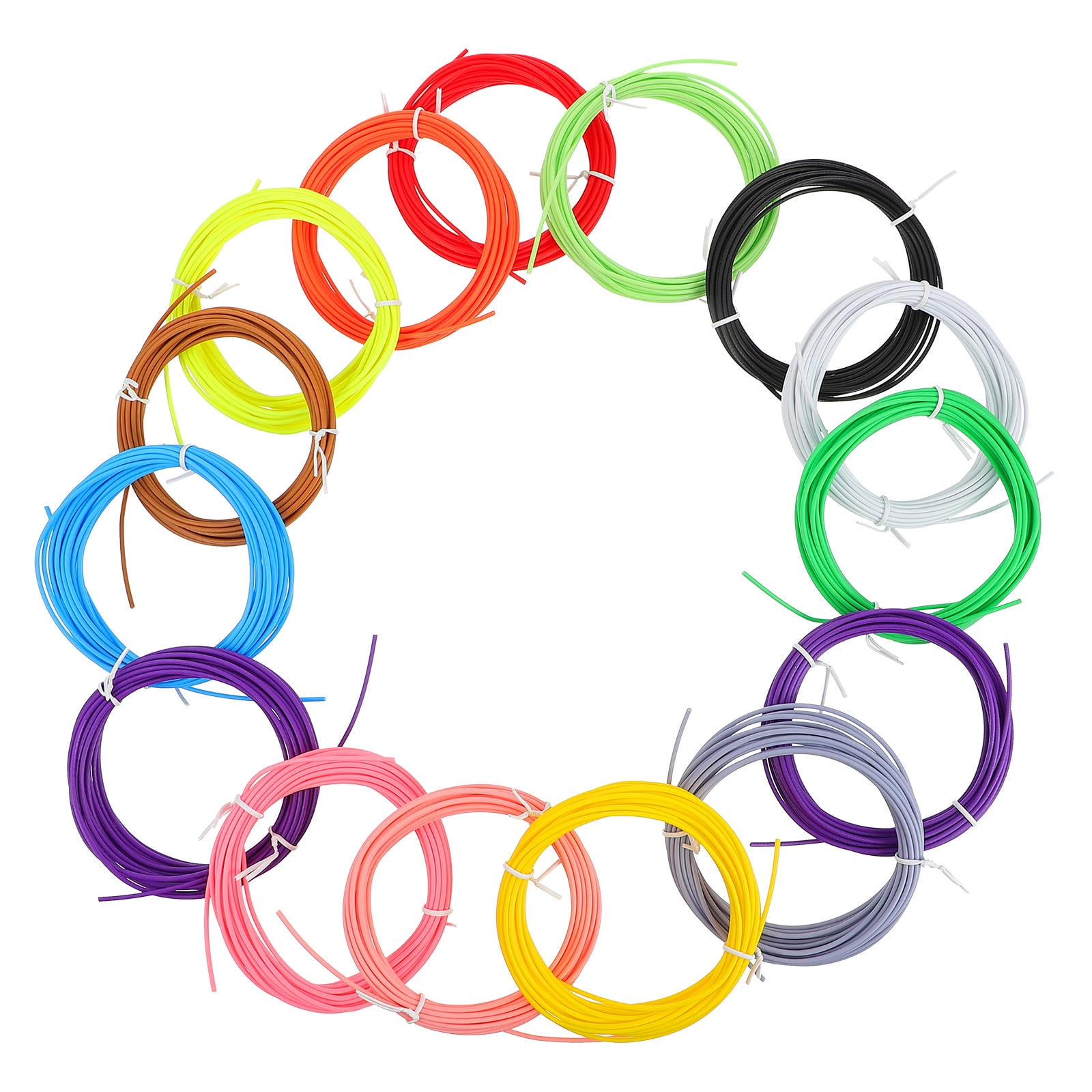 MLINS 15 Pcs Polycarbonate Filament 3d Printing Pen Refill Refills ...