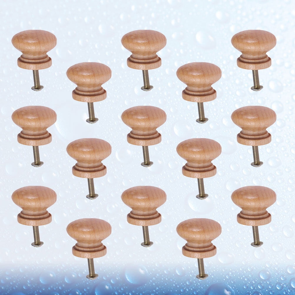 MLINS 15 Pcs Pull Mushroom Head Handle Small Style Knobs Screw Design ...