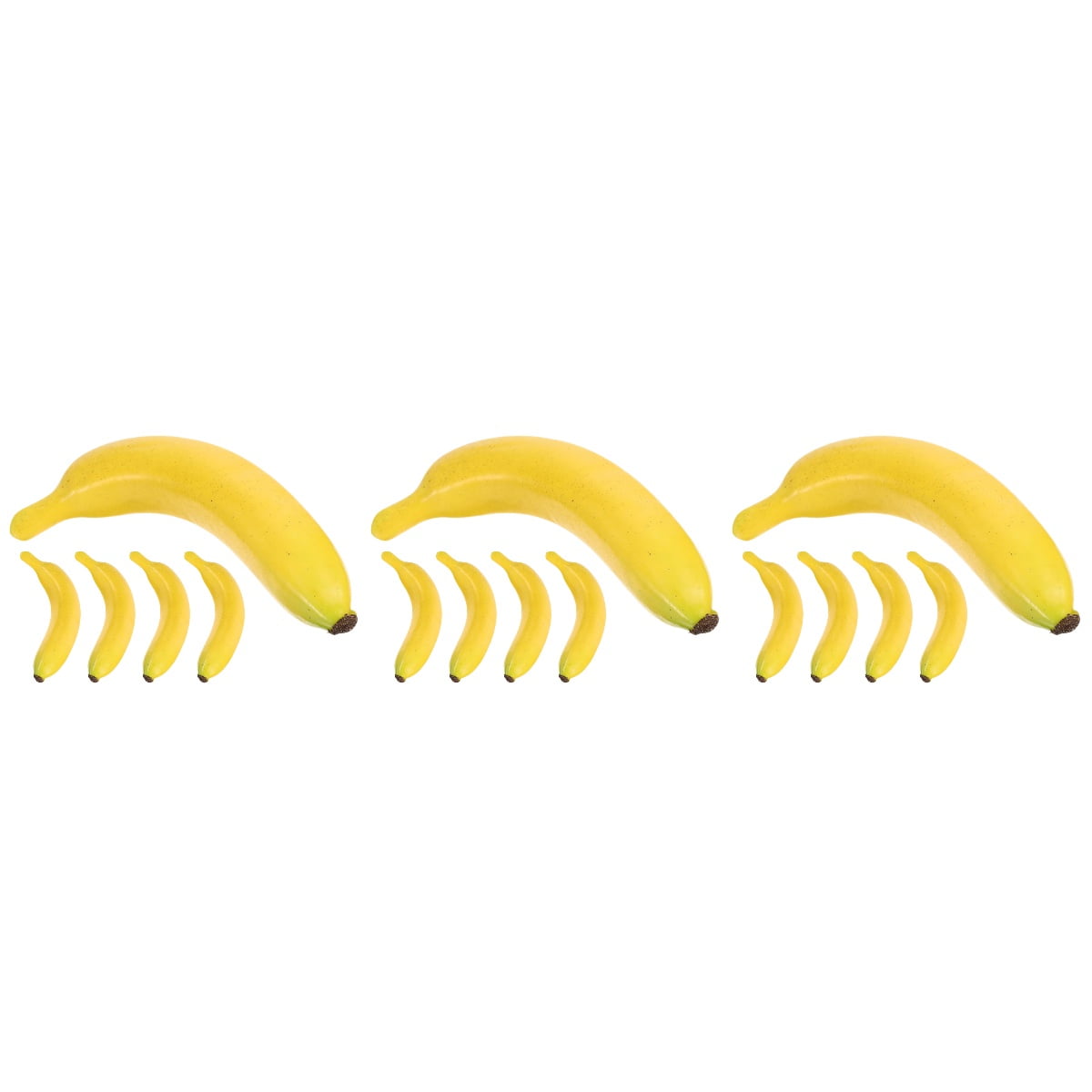 MLINS 15 Pcs Realistic Fake Bananas Simulation Lifelike Bananas ...