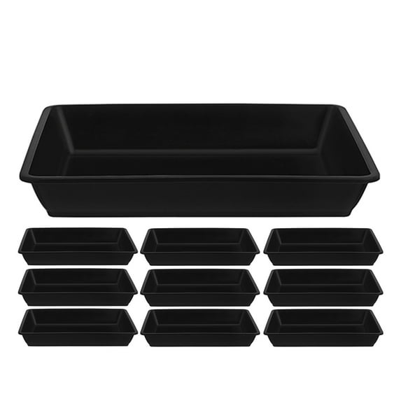 MLINS 15 Pcs Water Trays for Plants Flower Pot Drip Outdoor Drain Size ...