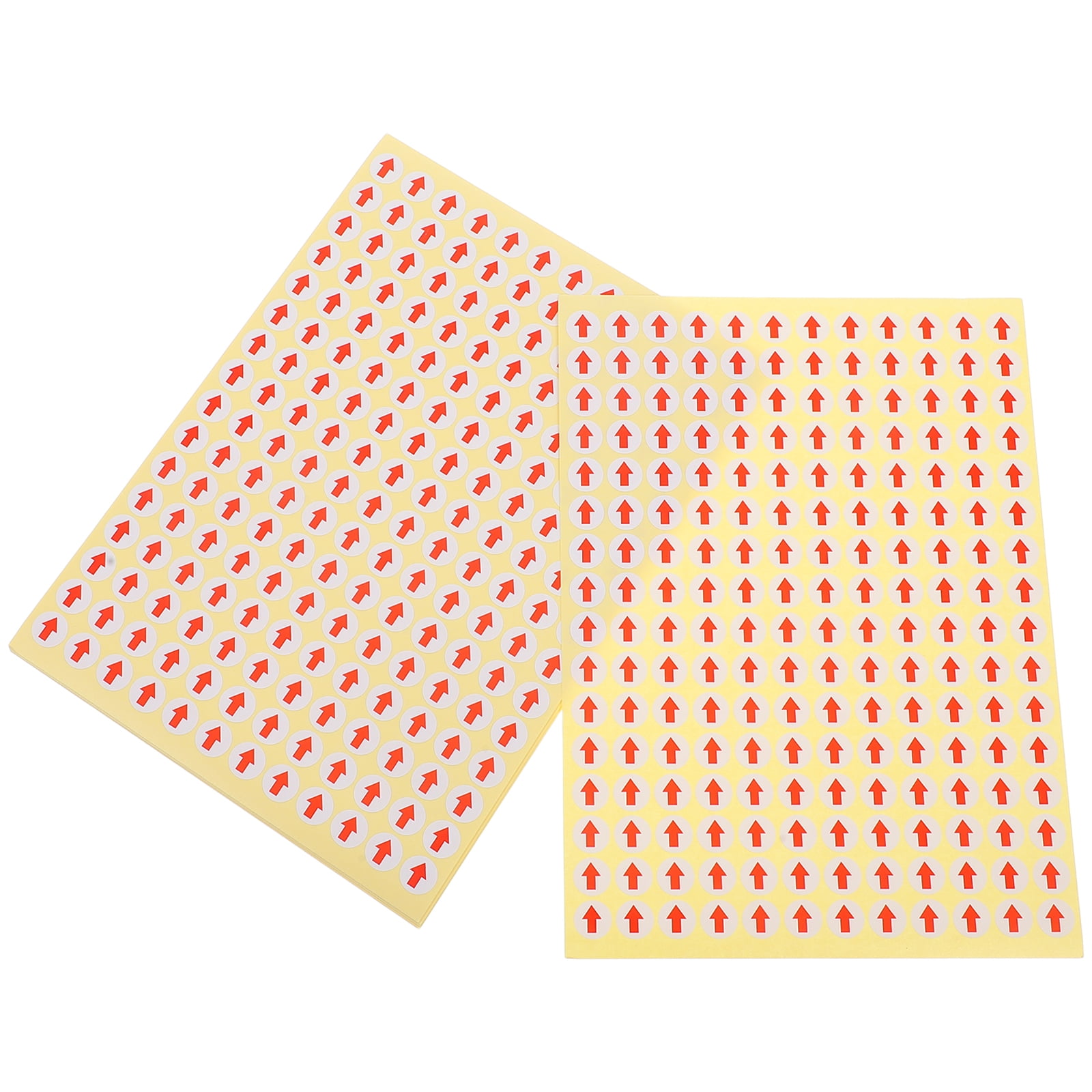MLINS 15 Sheets Arrow Marking Stickers Self Adhesive Indicator Sign Red ...