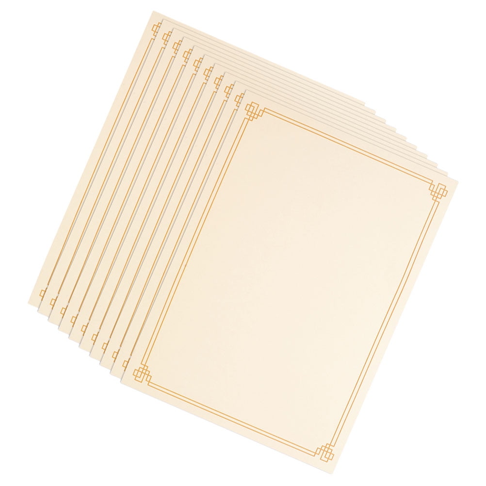 MLINS 15 Sheets Blank Certificate Paper for Printing School Awards ...