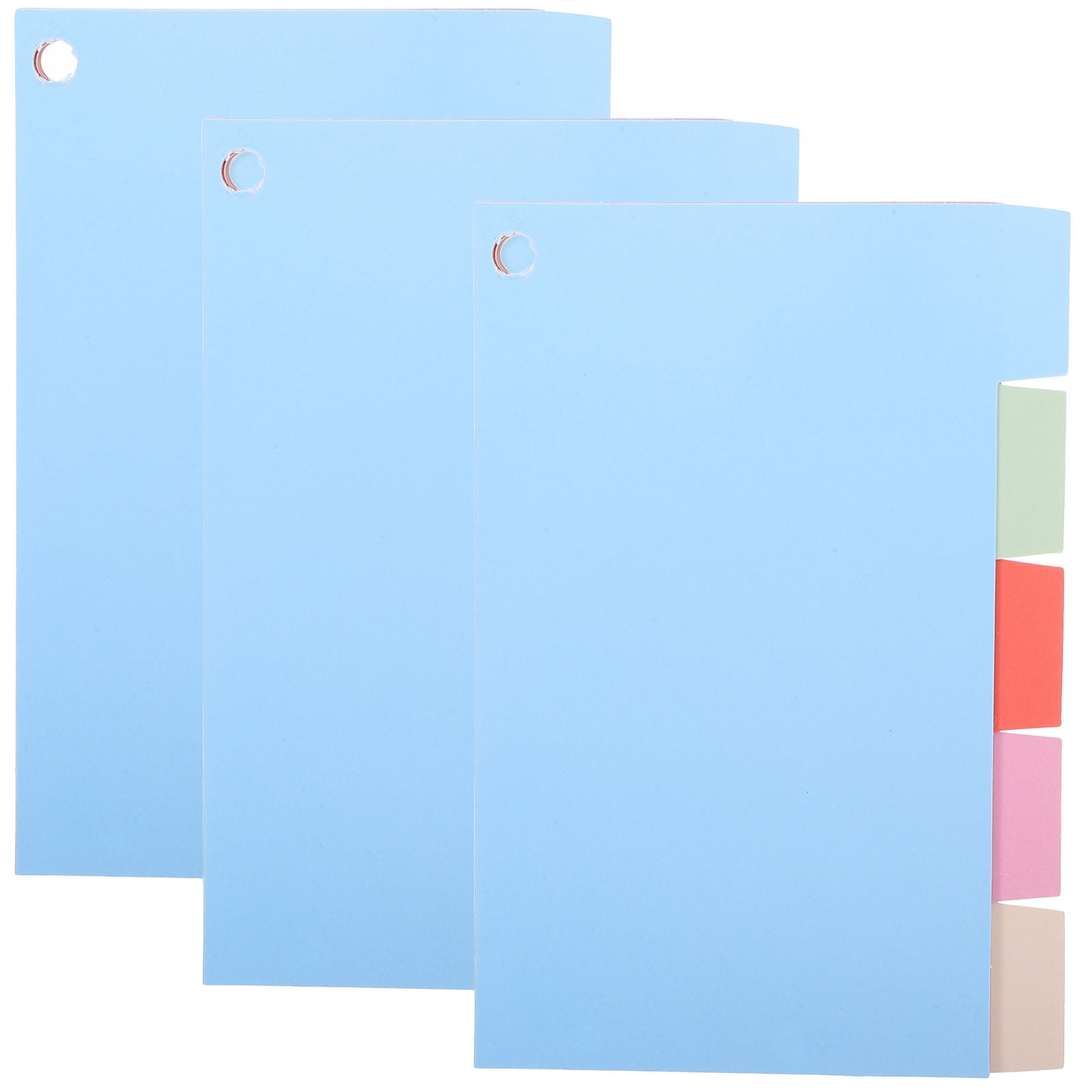 GAXIRE Index Dividers Assorted Color 15 Sheets 4.96X2.95X0.004In ...