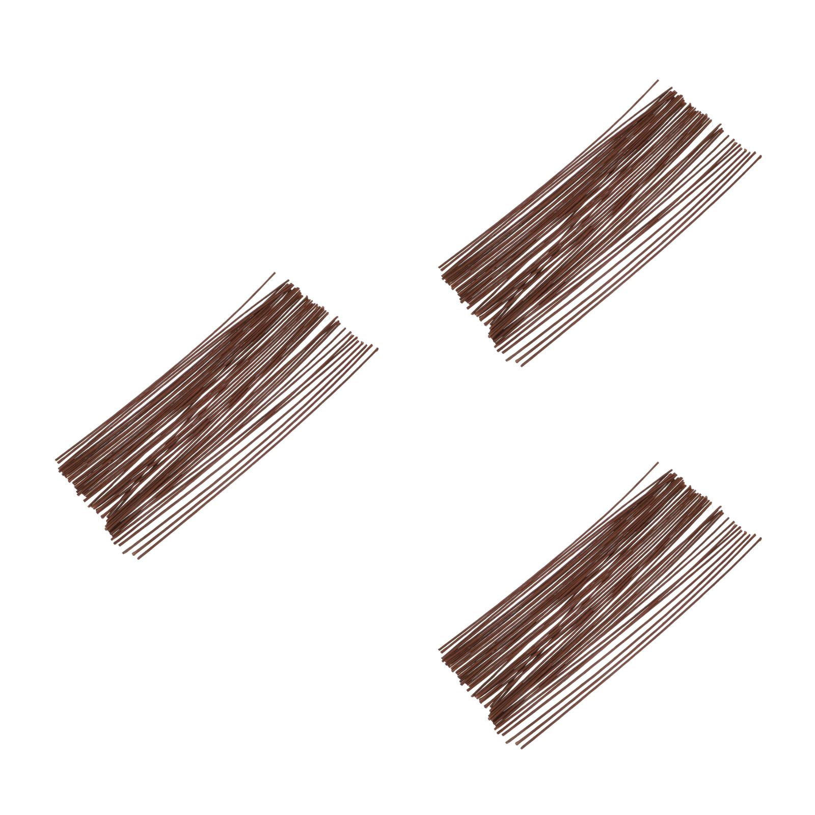 MLINS 150 PCS Iron Floral Stems for DIY Crafts Bendable Wire Stems for ...