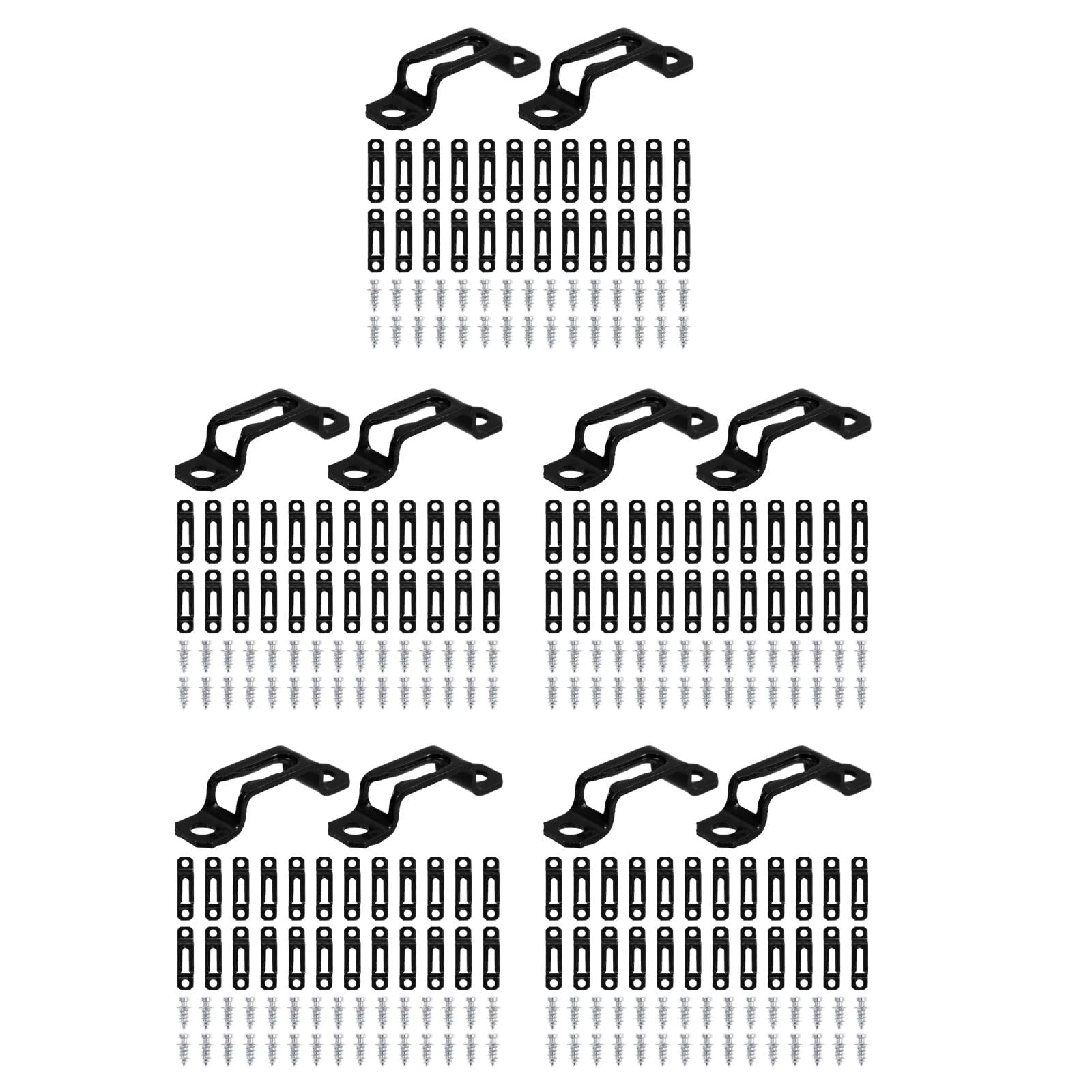 MLINS 150 Pcs Furniture Screw Fasteners 2 In 1 Steel Invisible ...