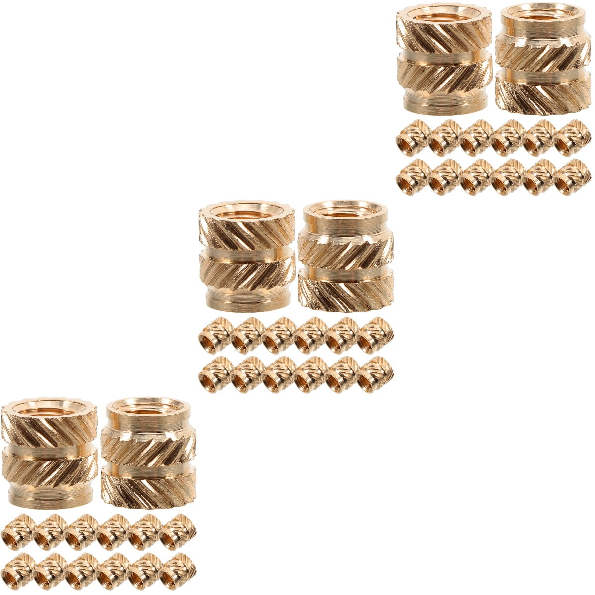 MLINS 150 Pcs Threaded Insert For Copper Injection Molding Thread Nut ...