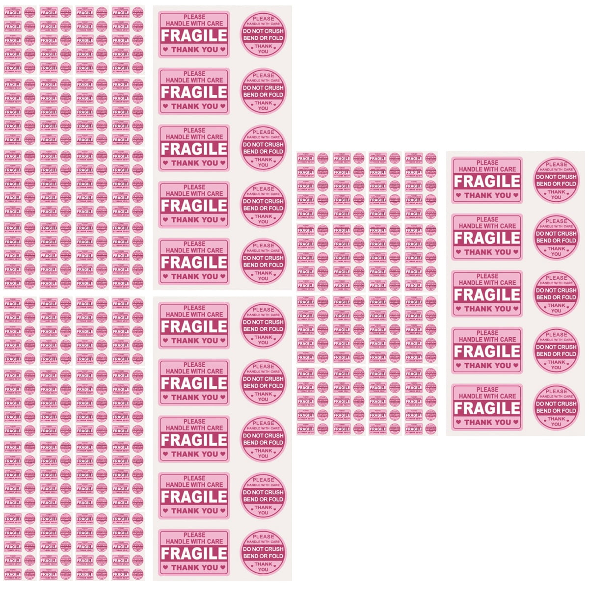 MLINS 150 Sheets Fragile Shipping Stickers Fragile Product Labels ...