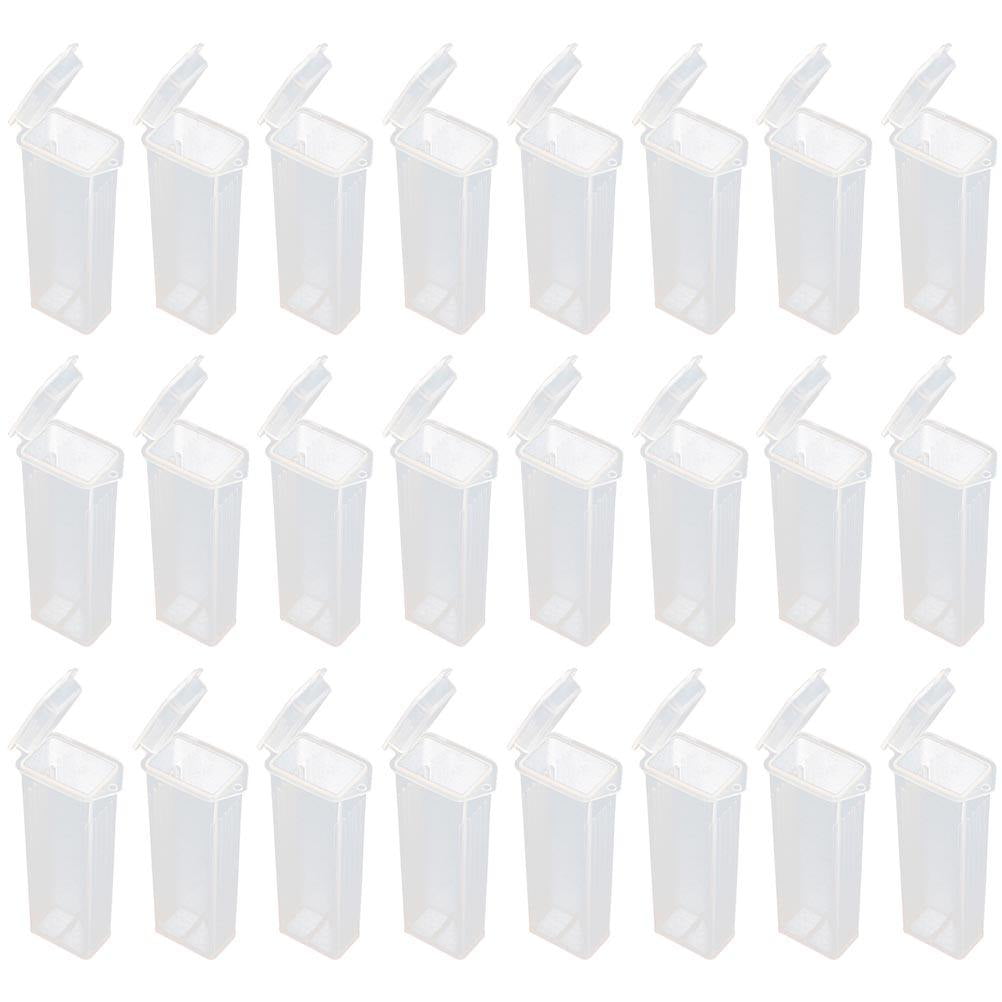 MLINS 150 pcs Glass Slide Boxes Plastic Cuboid Microscope Glass Holder ...