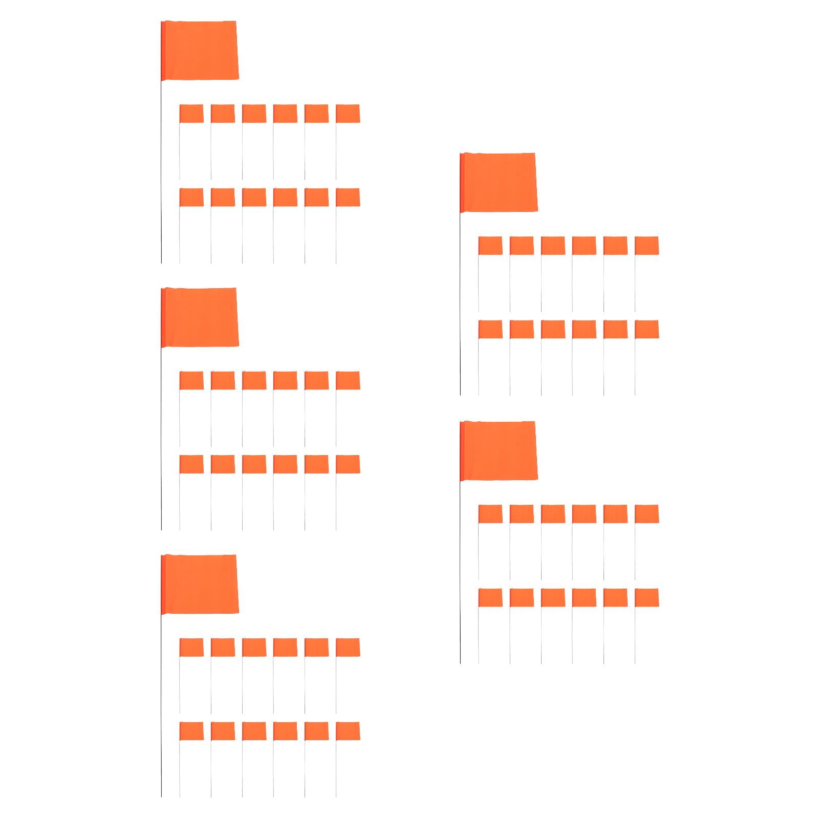 MLINS 150 pcs Irrigation Flags Lawn Garden Marking Flags Landscape ...