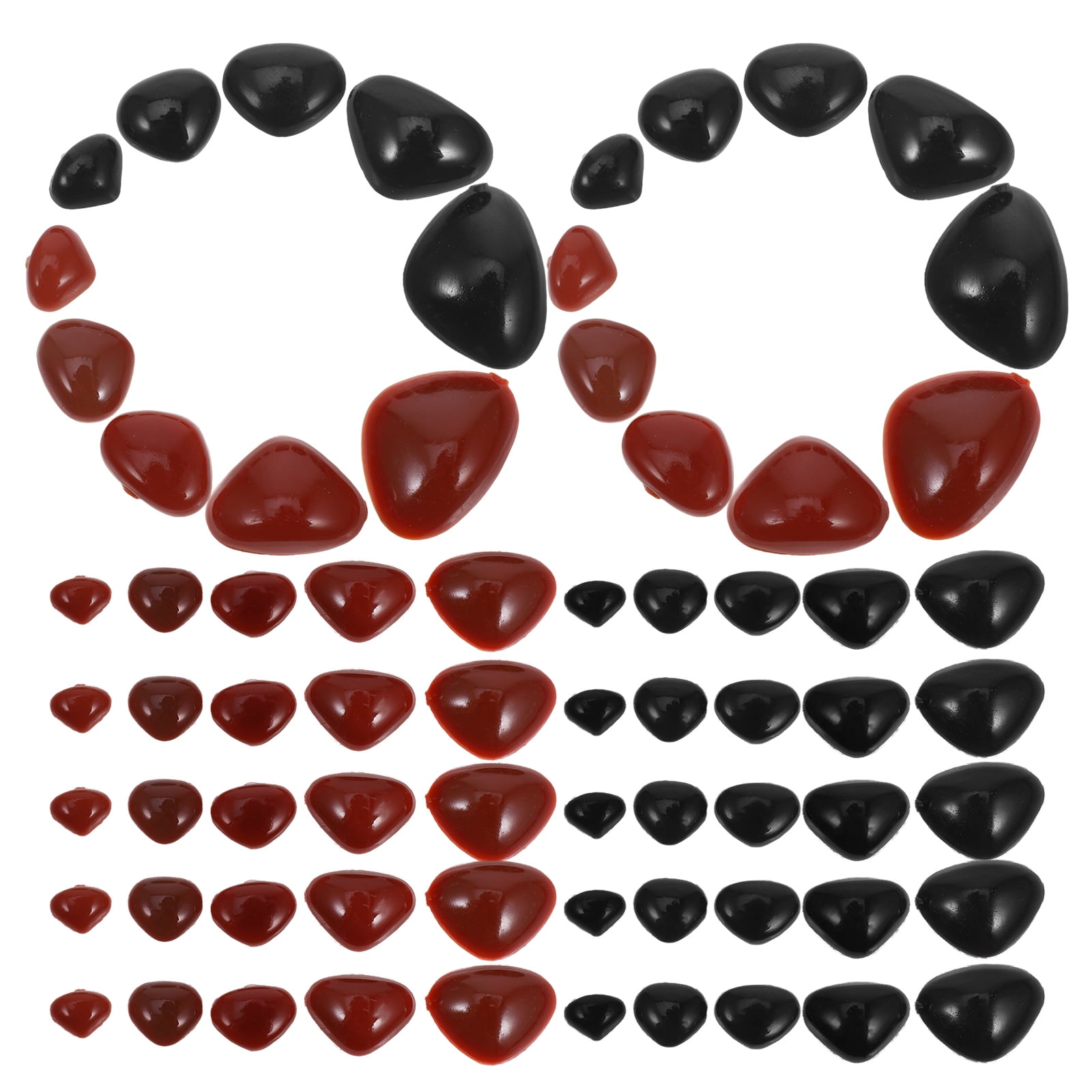 MLINS 150pcs Craft Triangle Nose with Washers and Plastic Safety for ...