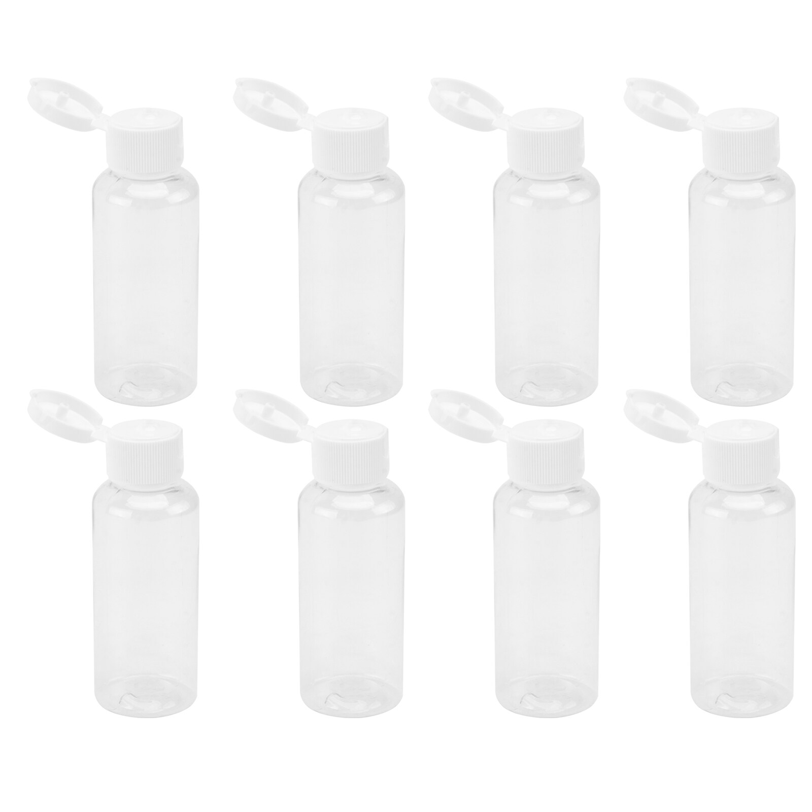 MLINS 15Pcs 50ml Empty Plastic Sample Bottle Container Jar Pot Vial ...