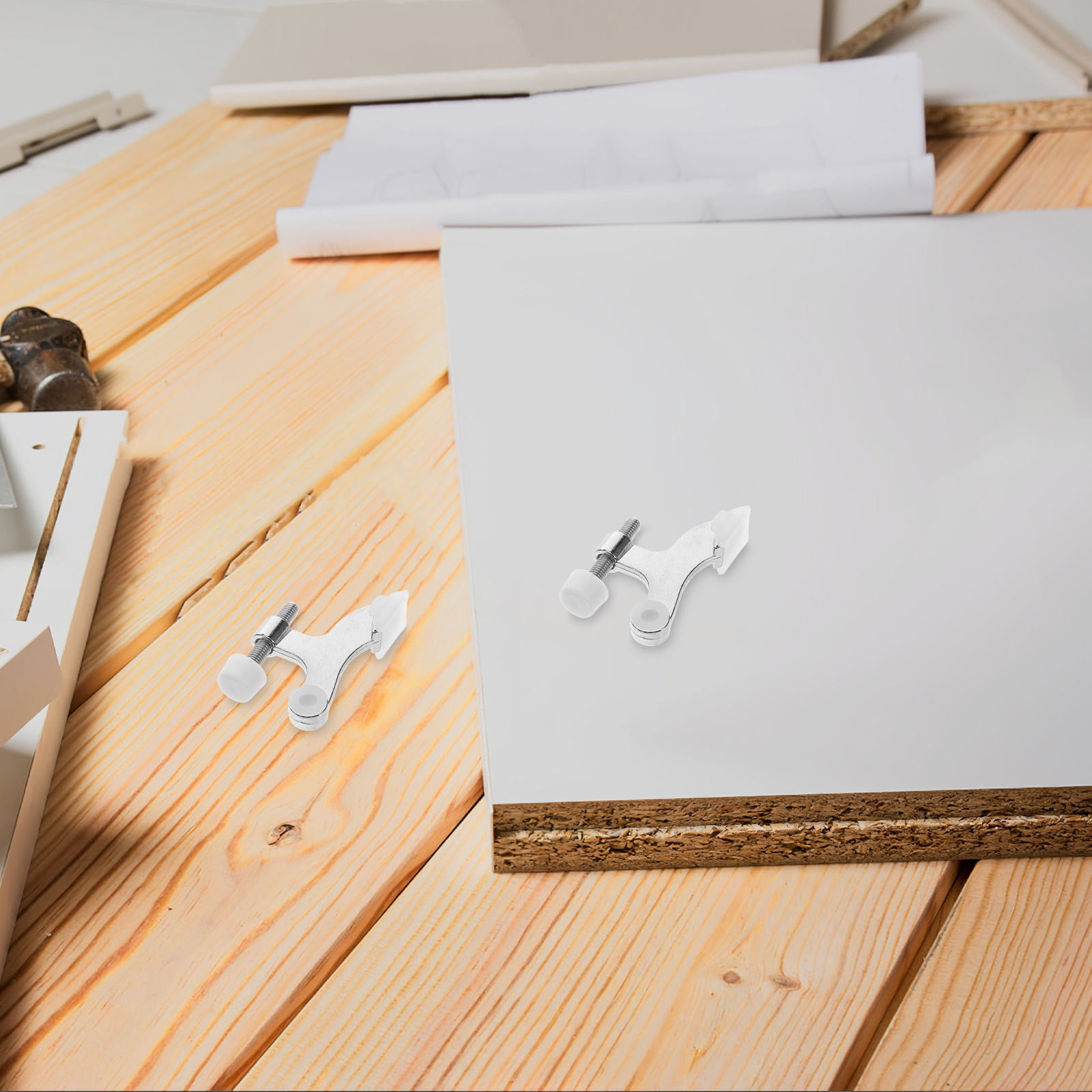 MLINS 15pcs Adjustable Heavy-Duty Door Stopper Zinc Alloy Hinge ...