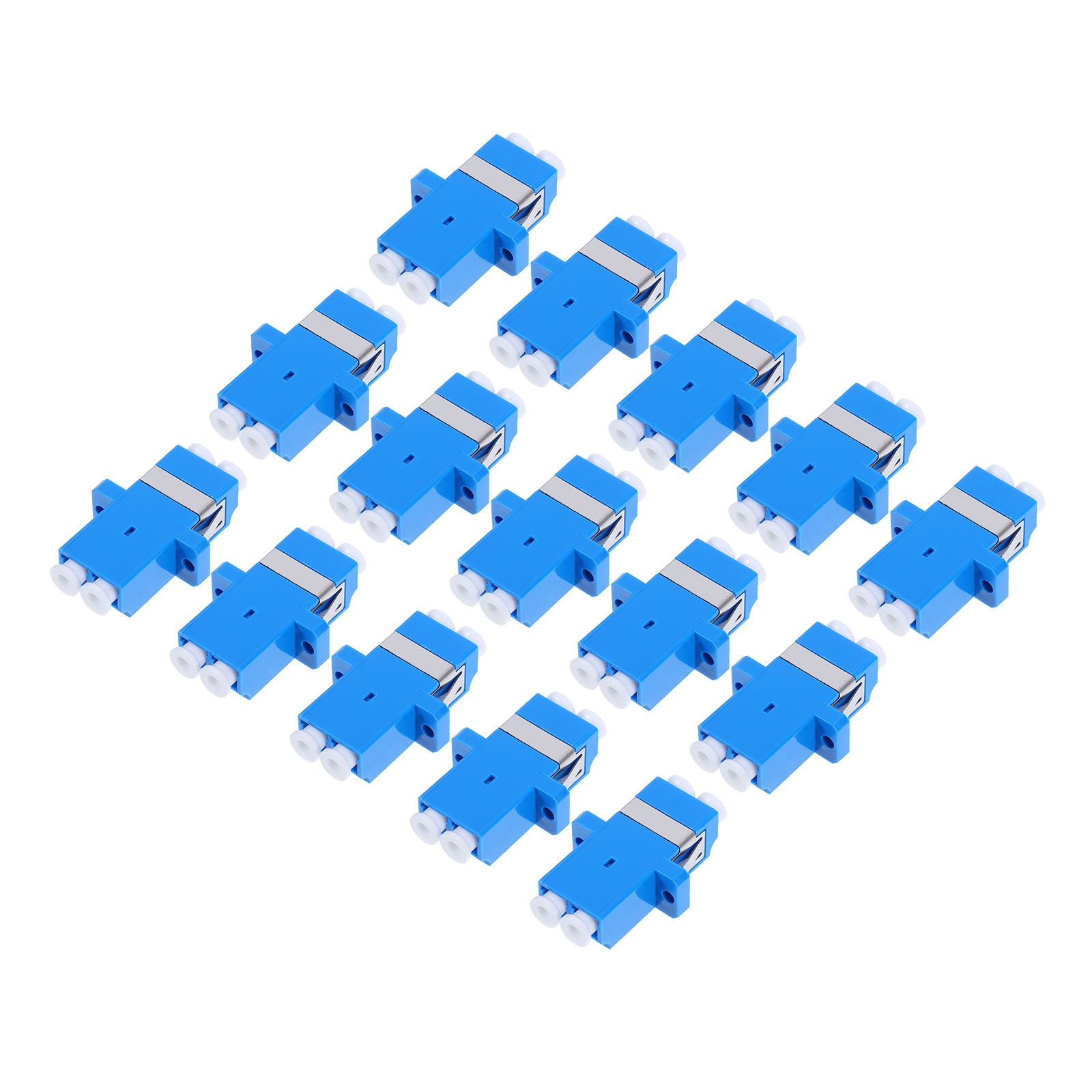MLINS 15pcs Flange Type Lc To Lc Fiber Adapter For Patch Panel And ...