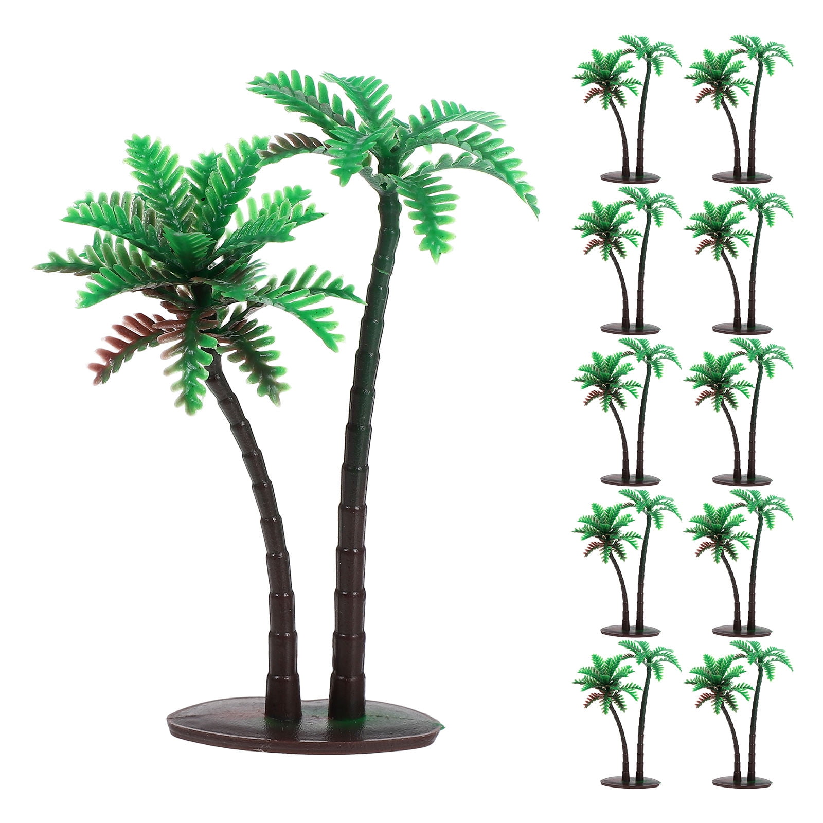 MLINS 15pcs Mini Tropical Tree Palm Artificial Tree for Summer Palm ...