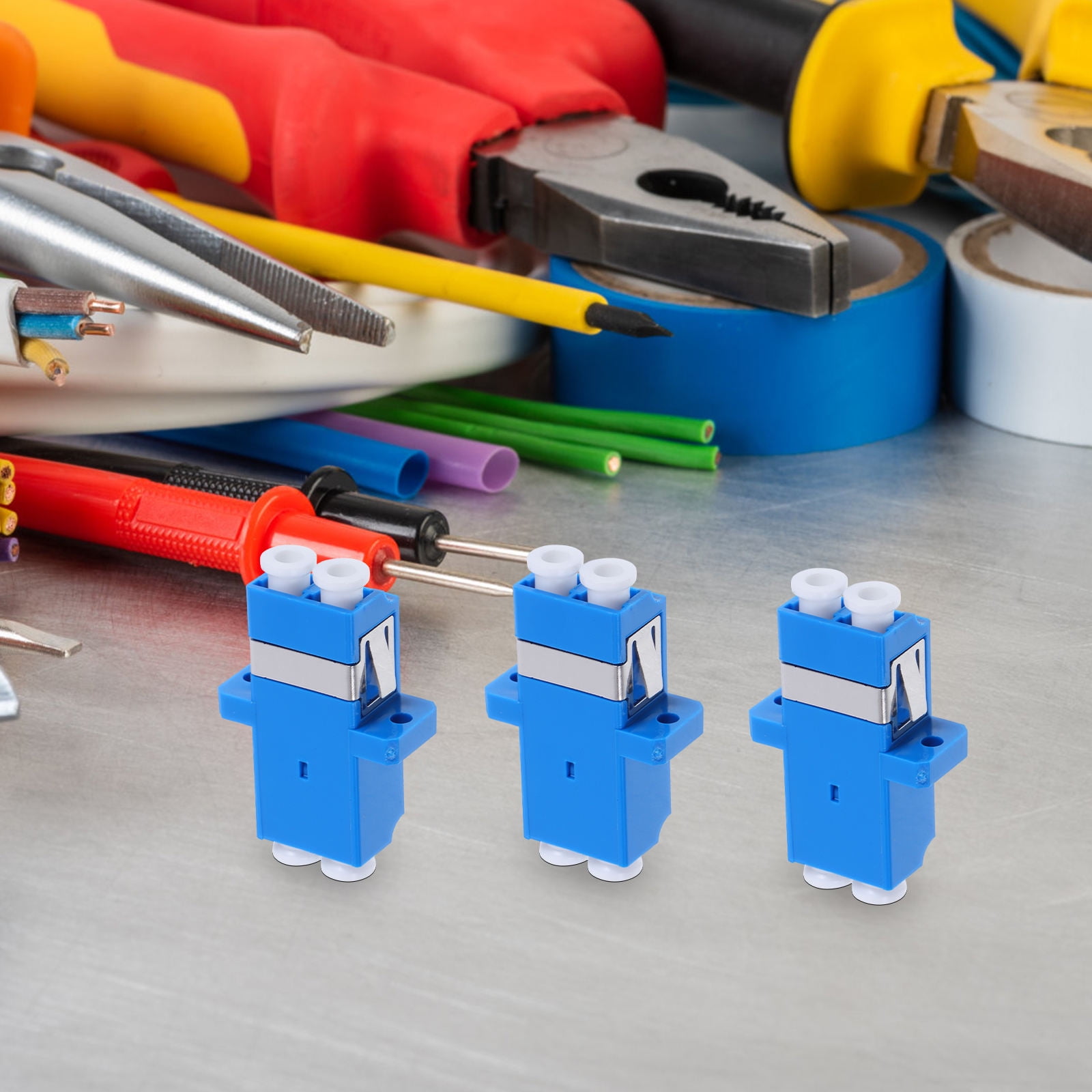 MLINS 15pcs Single Mode Lc To Lc Fiber Adapter For Server Rack And ...