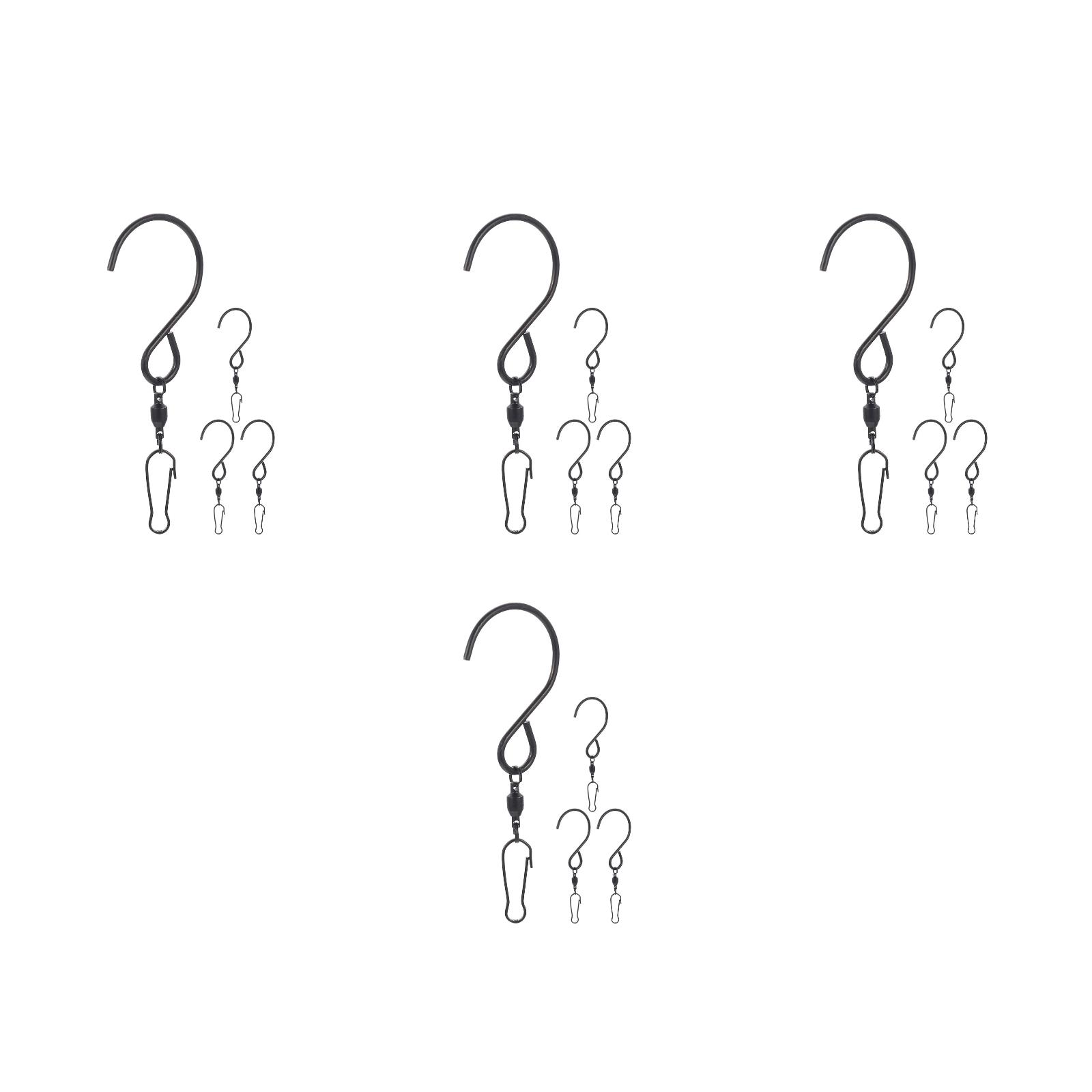 MLINS 16 PCS Swivel Hooks Clips Heavy Duty Rotating Swivel Hooks ...