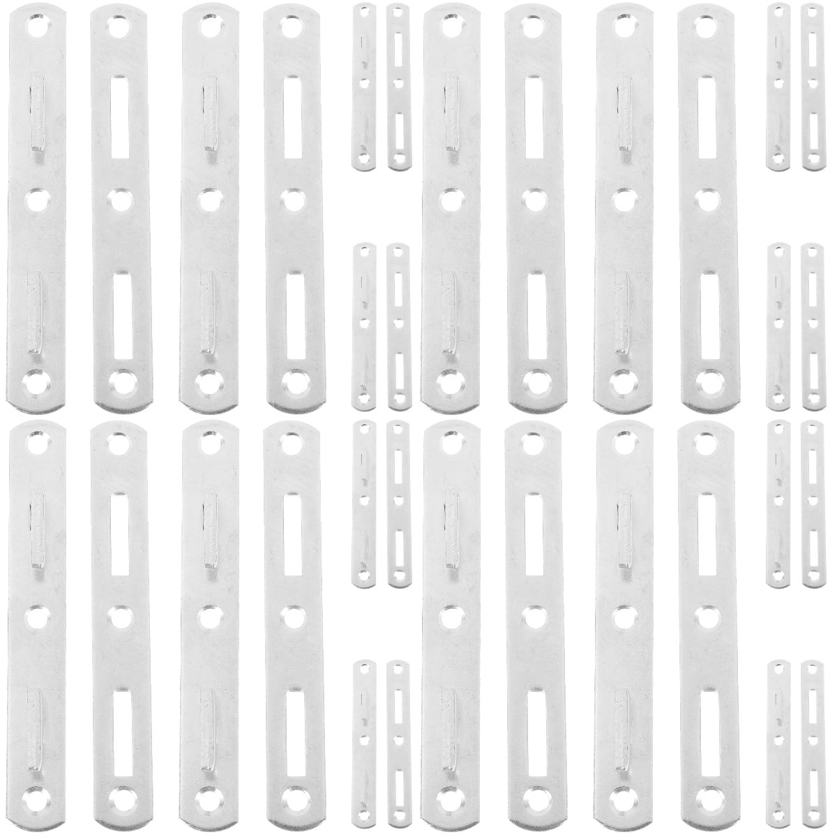 MLINS 16 Pairs of Replacement Bed Rail Fasteners Bed Rail Brackets Bed ...