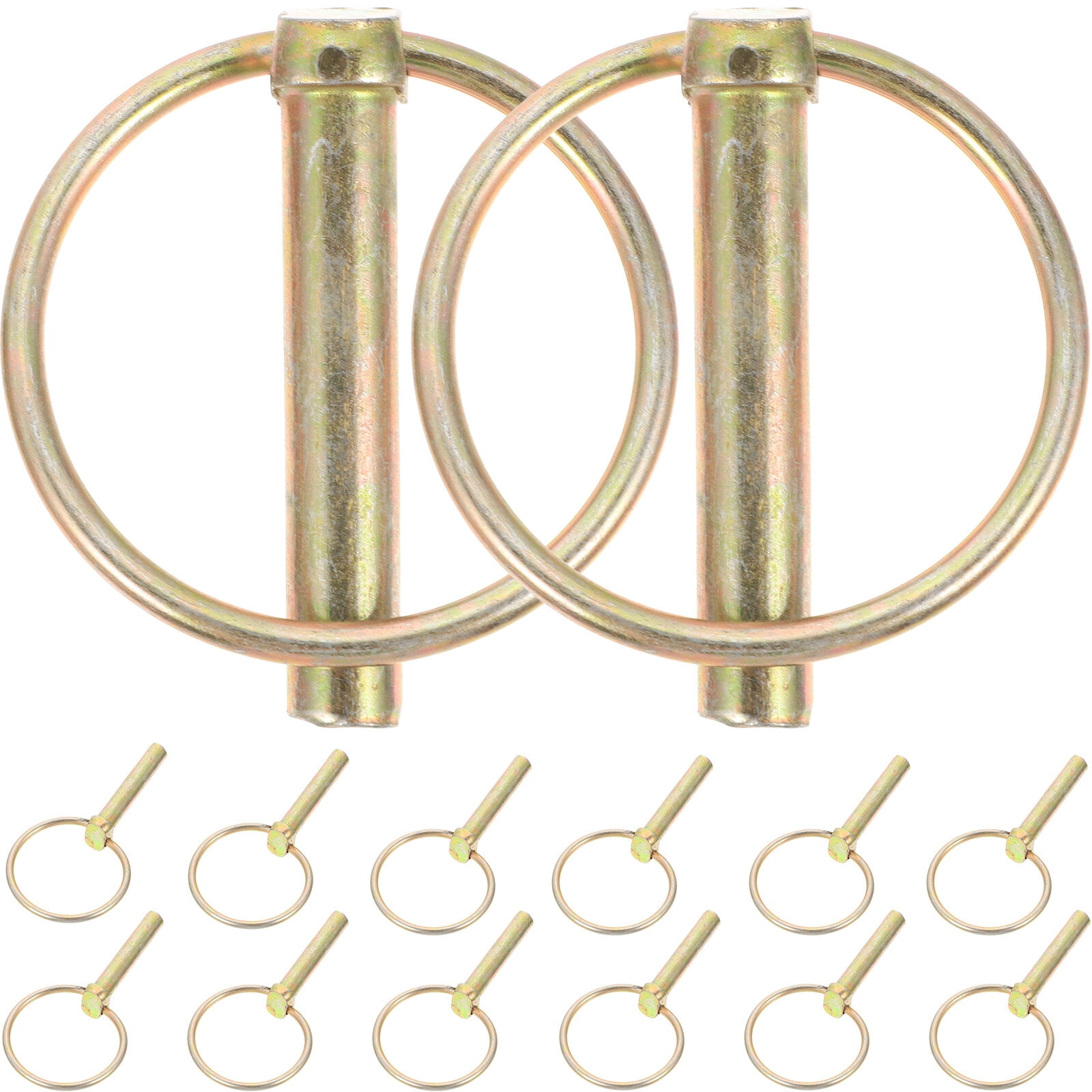 DINHEAROM Trailer Coupler Pin Golden 16Pcs 3.93X2.04X0.59In - Walmart.com