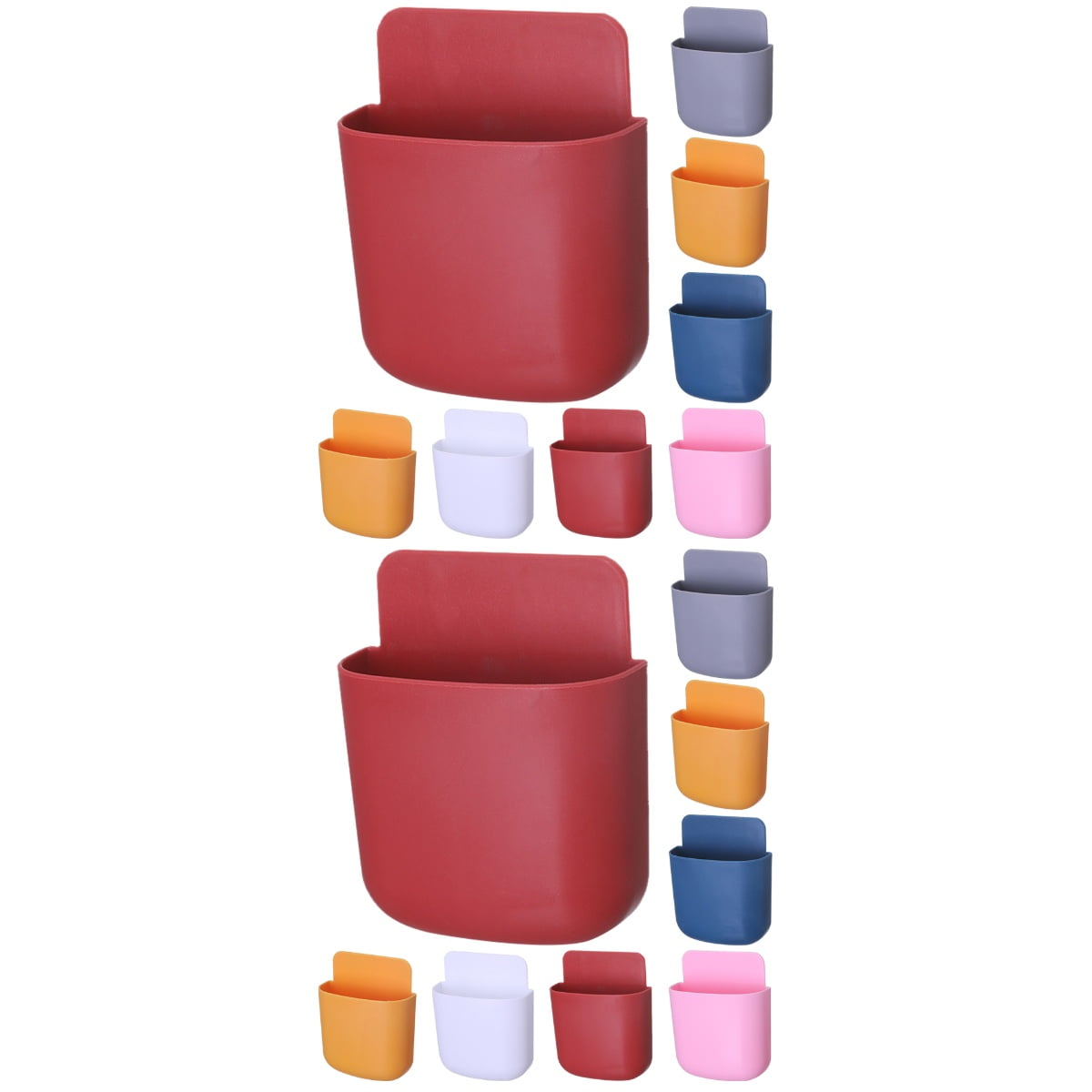 MLINS 16 Pcs Wall Remote Control Holders No Drilling Remote Organizers ...