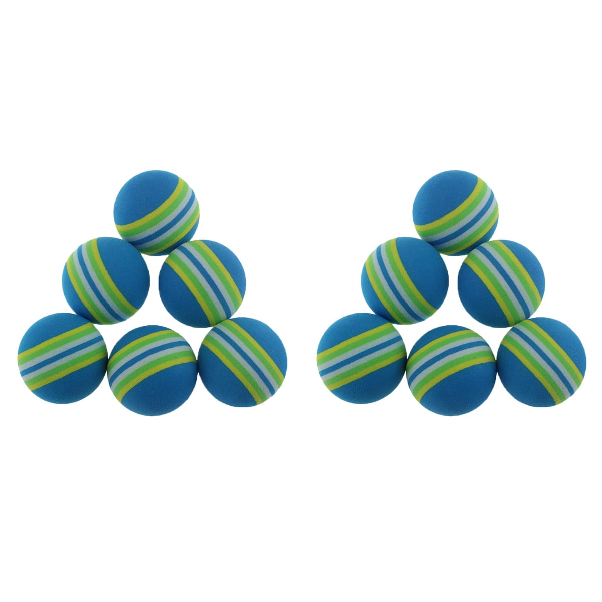 MLINS 16 pcs 42mm Rainbow EVA Ball Practice Indoor Training Aid ...