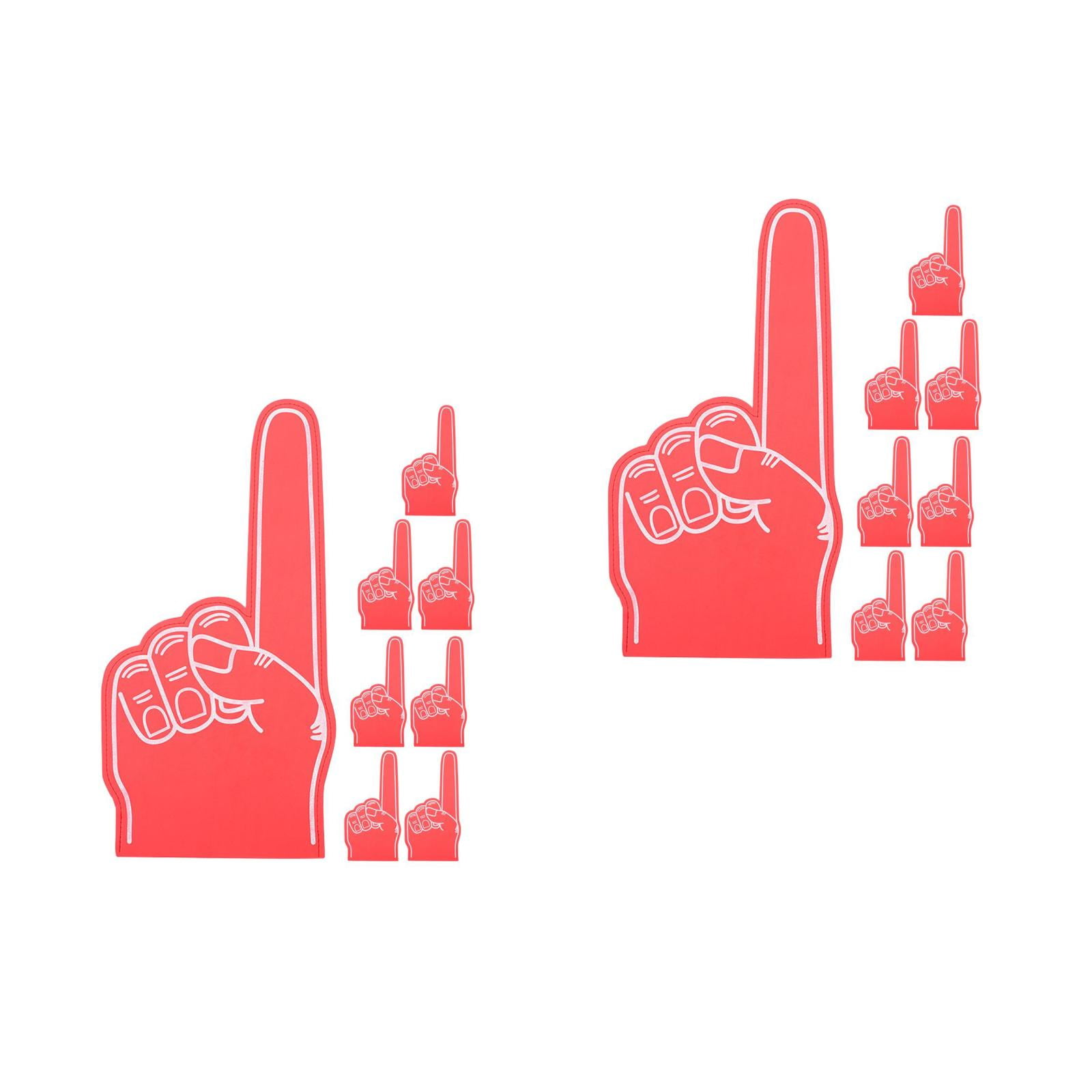 MLINS 16 pcs Fan Glove Foam Hand Cheering Foam Finger Cheer Prop ...