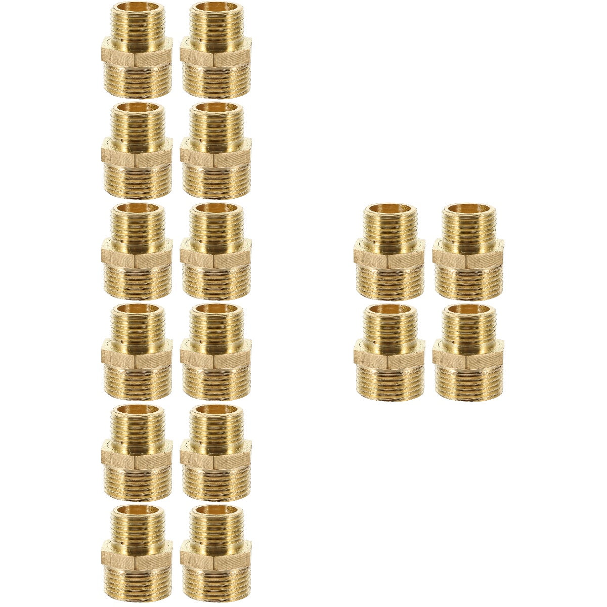 MLINS 16 pcs Hose Adapter 1/2 Inch To 3/4 Inch Garden Hose Quick ...