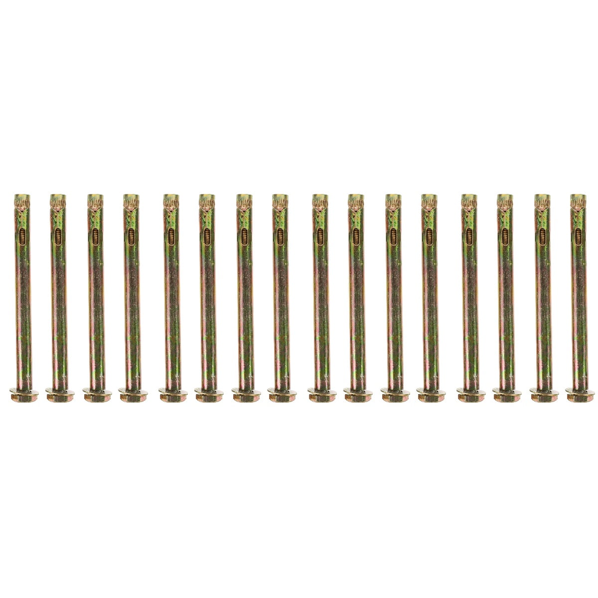 MLINS 16 pcs Knurled Anchor M12x150 Carbon Steel Solid Concrete Drop In ...