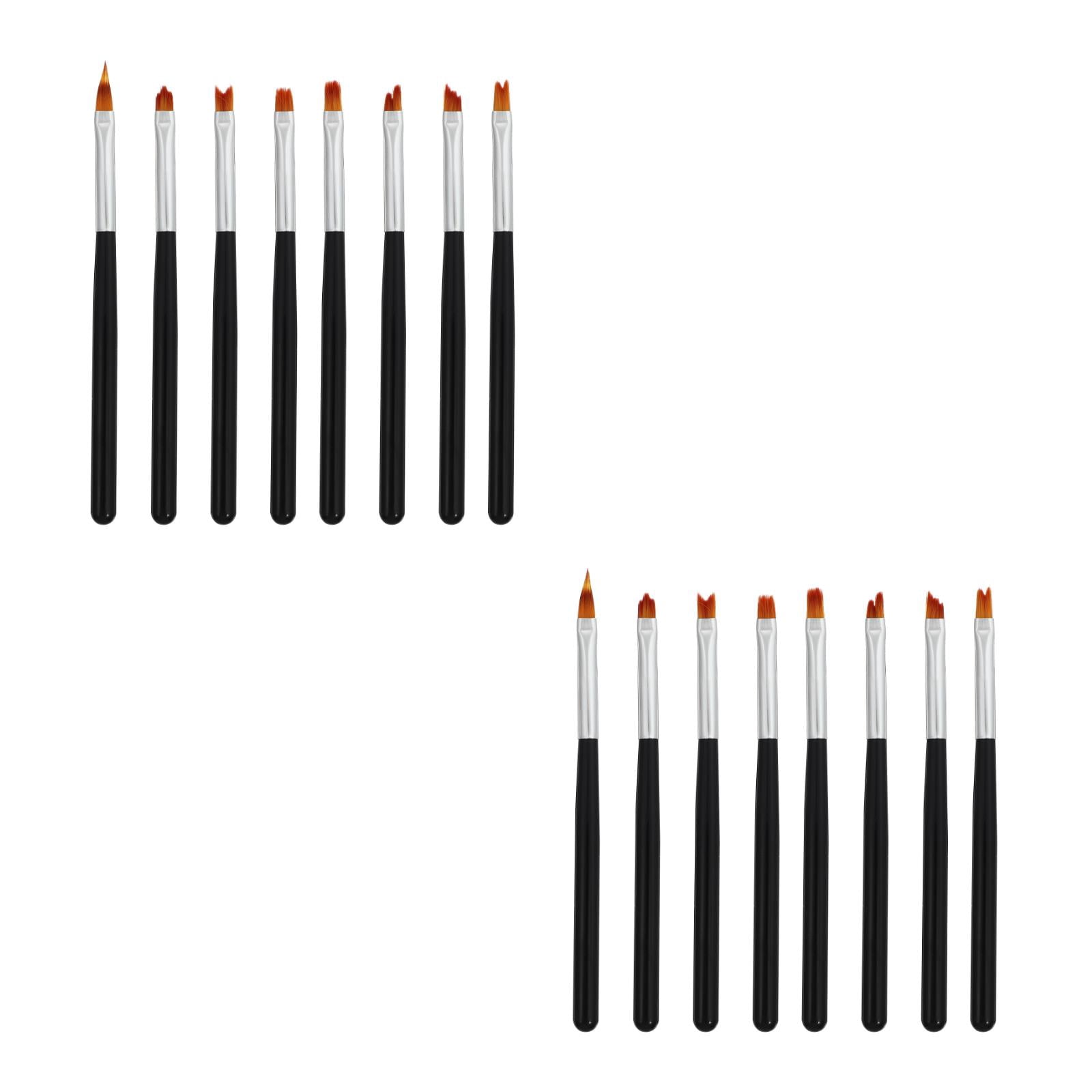 MLINS 16 pcs Nail Designs Brush Set Nail Drawing Brush Nail Strip Brush ...