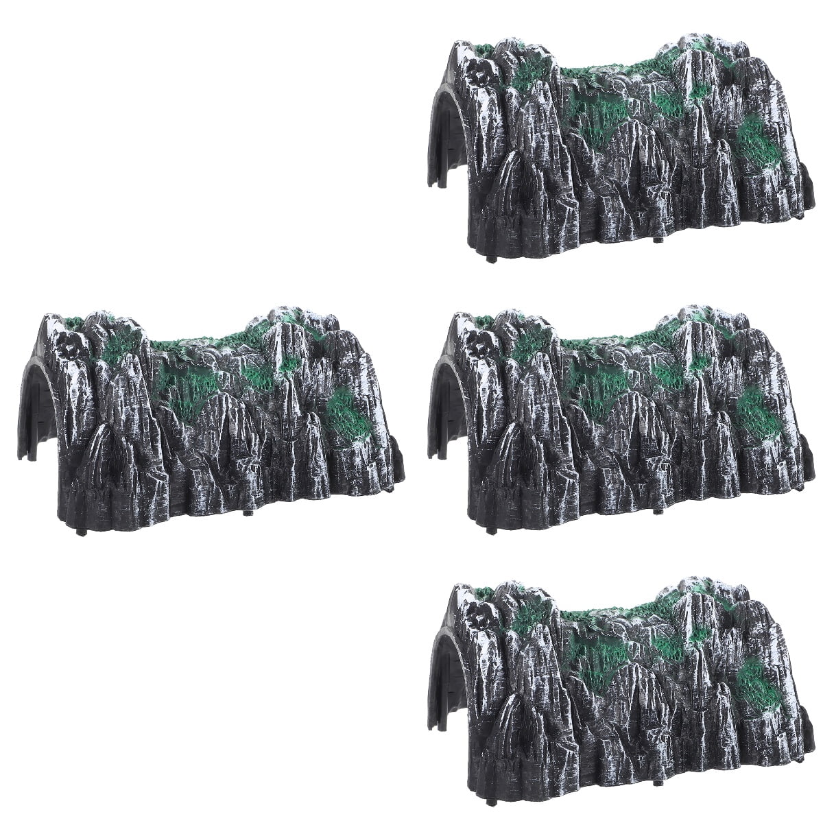 MLINS 16 pcs Simulation Tunnel Model Plaything Cave Model Railway Train ...