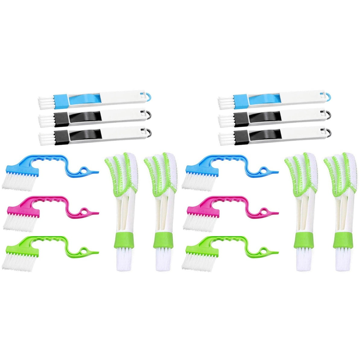 MLINS 16 pcs Window Groove Cleaning Crevice Cleaner Tools for Home ...