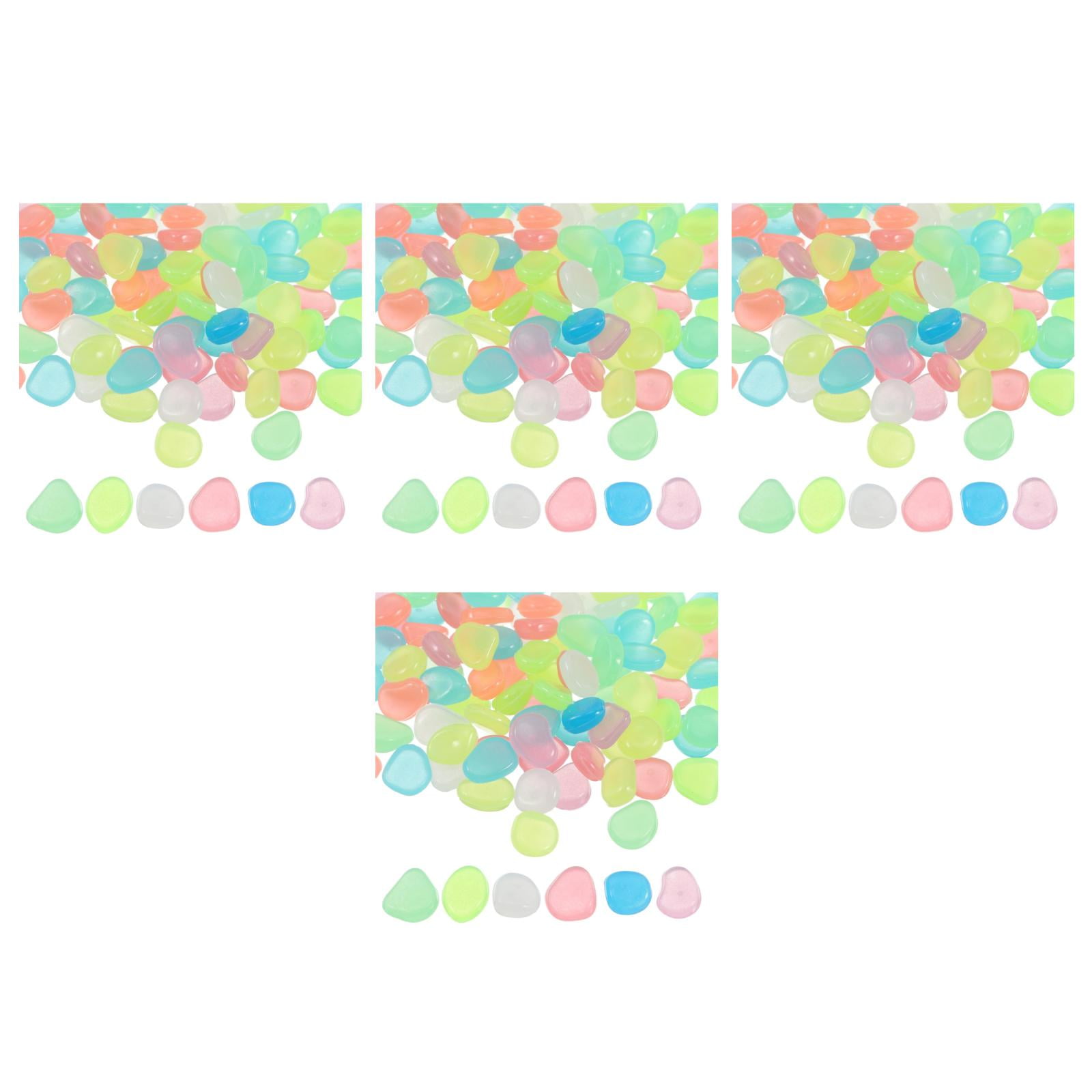 MLINS 1600 pcs Luminous Stones for Fish Tank and in the Dark Pebbles ...