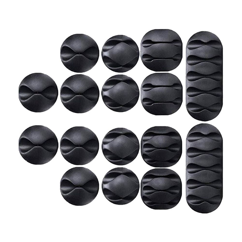 MLINS 16PCS Desktop Cord Holder Wire Clips Cable Clips Charging Cable ...