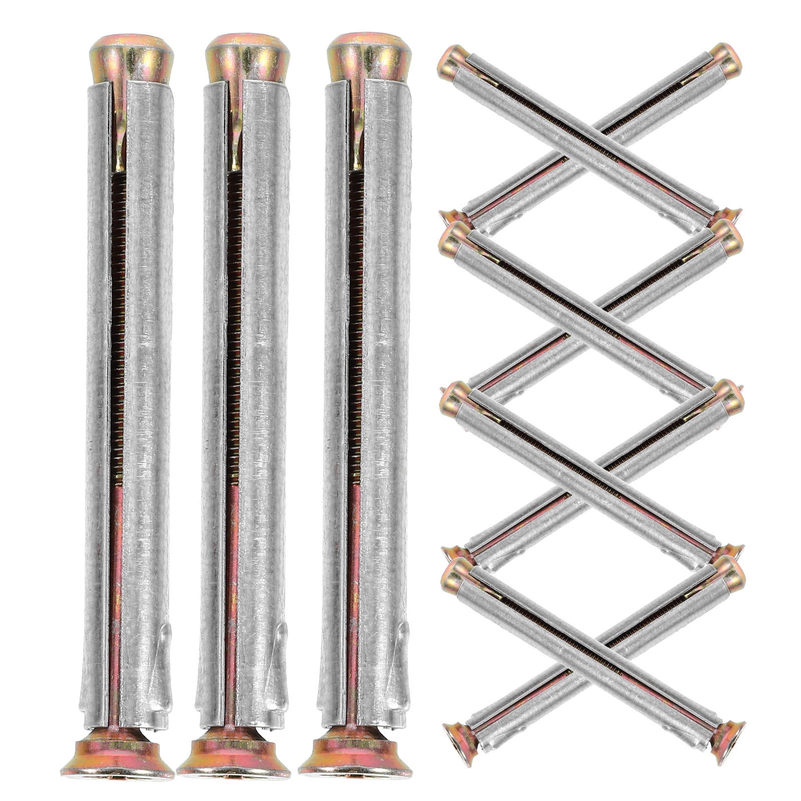 DINHEAROM Secure Fit Expansion Screw Iron Copper Assorted Color Door ...