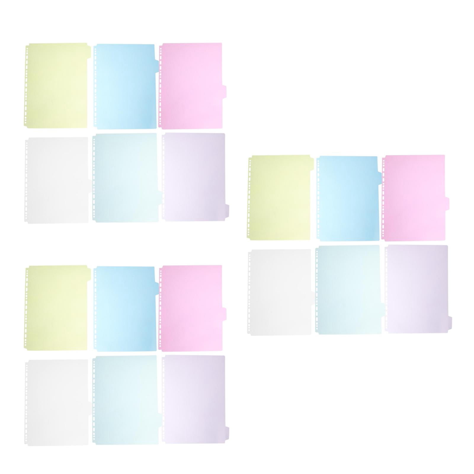 MLINS 18 PCS Binder Inserts Notebooks Dividers Contents Dividers ...
