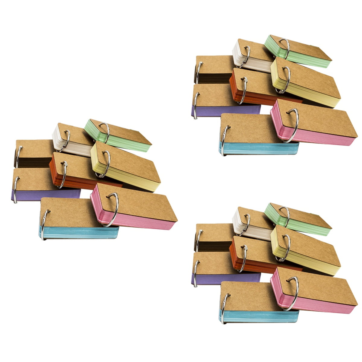 MLINS 18 Pcs 9x5.5cm Blank Alphabet Cards Literacy Cards Message Pads Memo Stationery Supplies ...